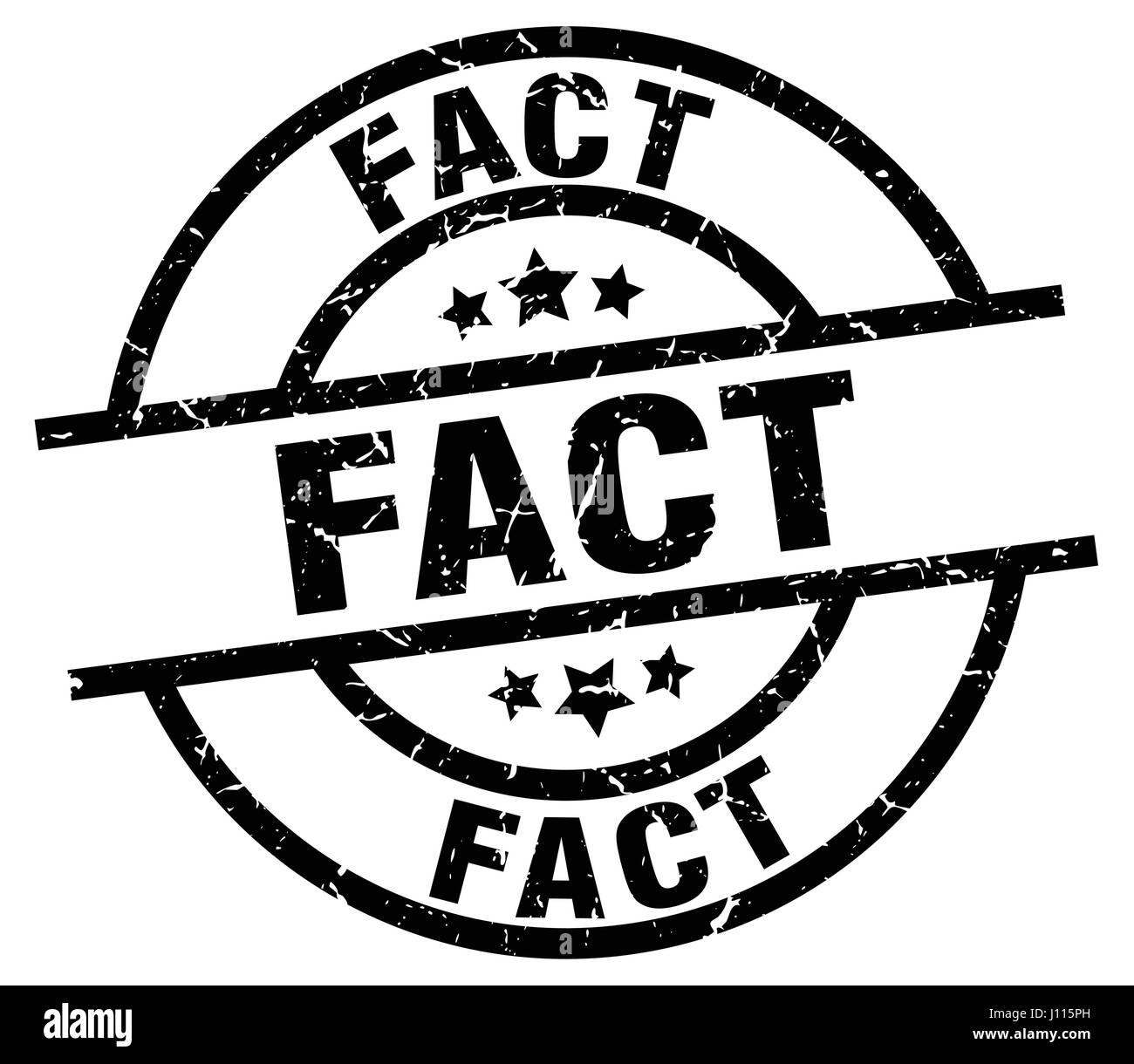 fact round grunge black stamp Stock Vector Image & Art - Alamy