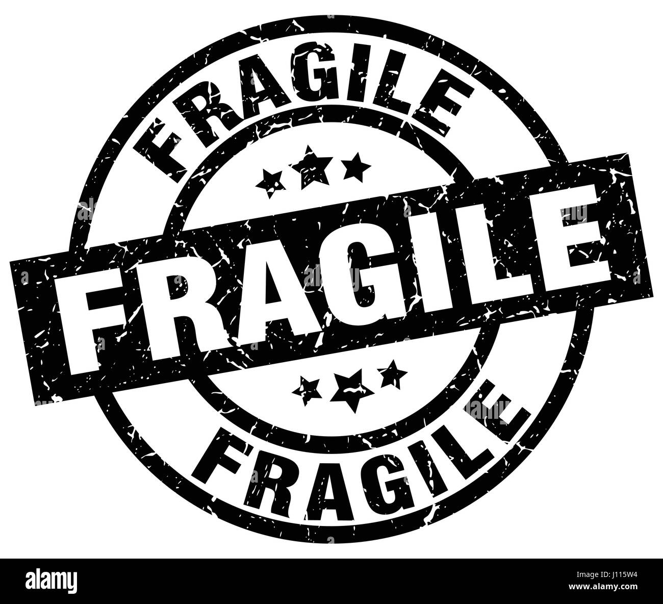 Fragile badge Black and White Stock Photos & Images - Alamy