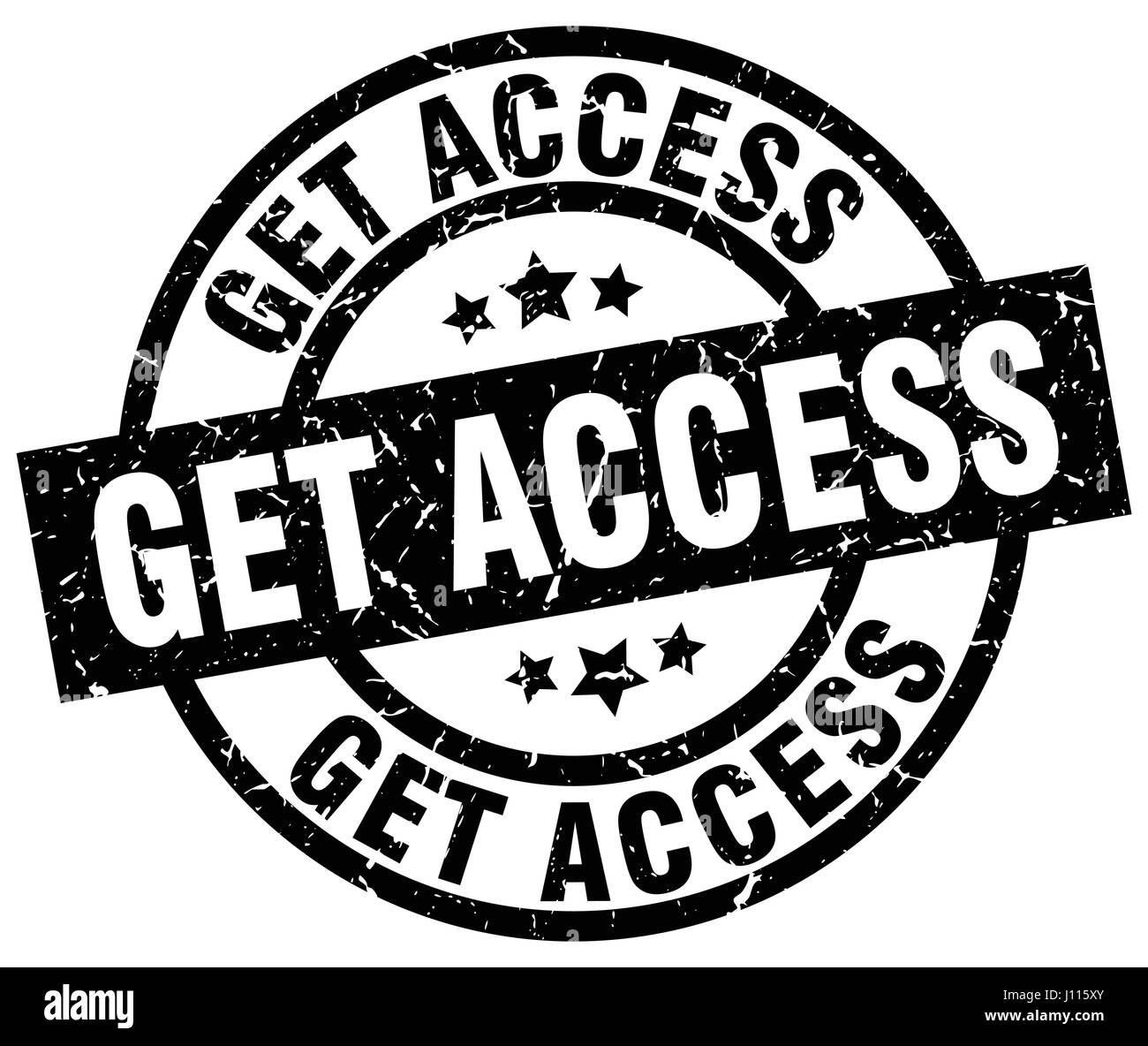 get access round grunge black stamp Stock Vector Image & Art - Alamy