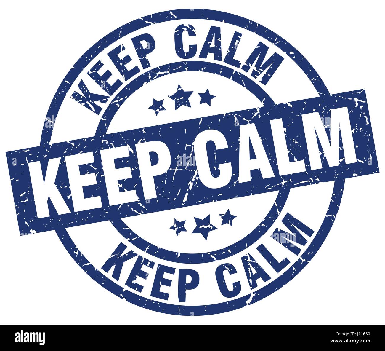 keep calm blue round grunge stamp Stock Vector Image & Art - Alamy