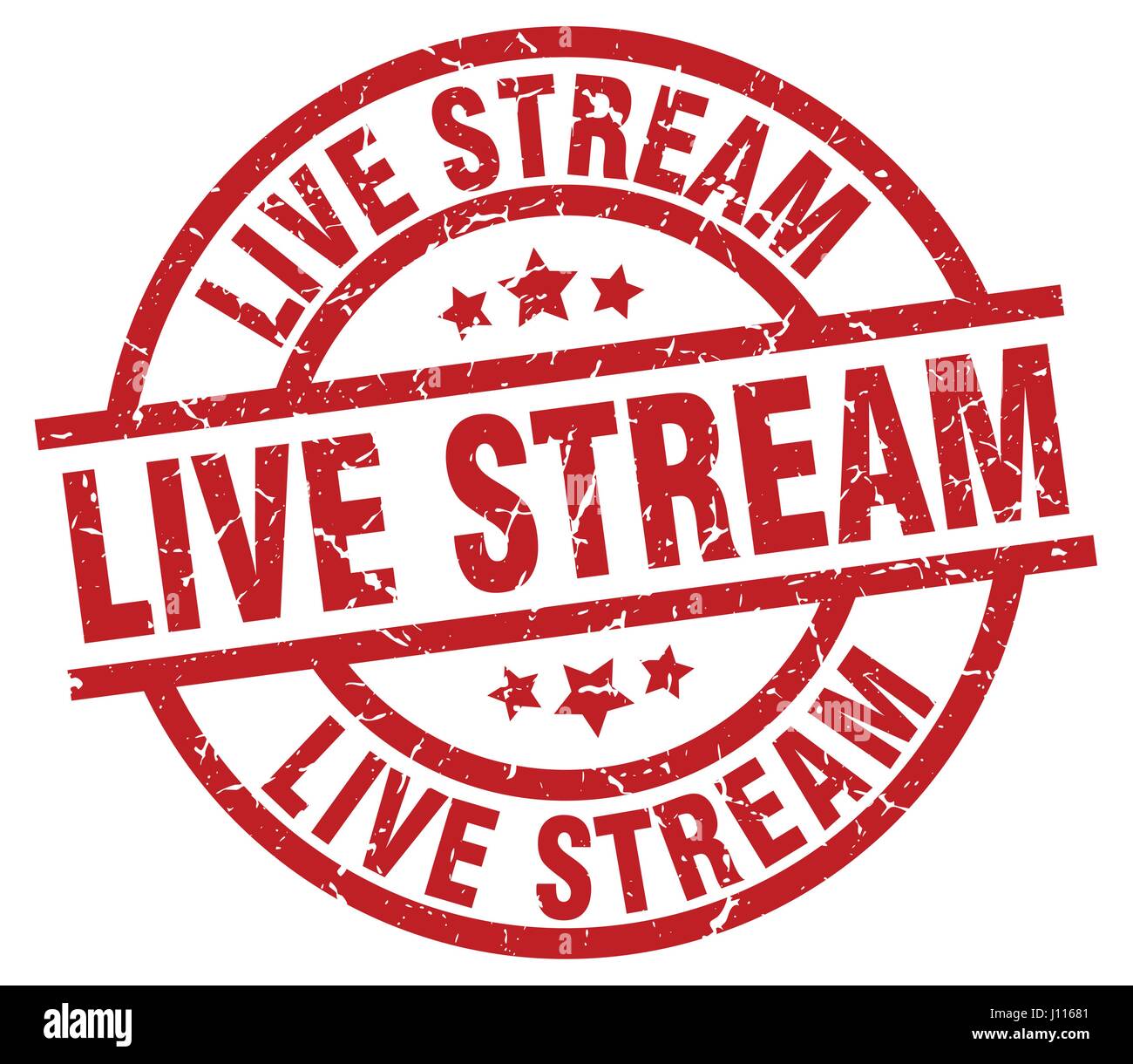 Live stream rubber stamp hi-res stock photography and images - Alamy