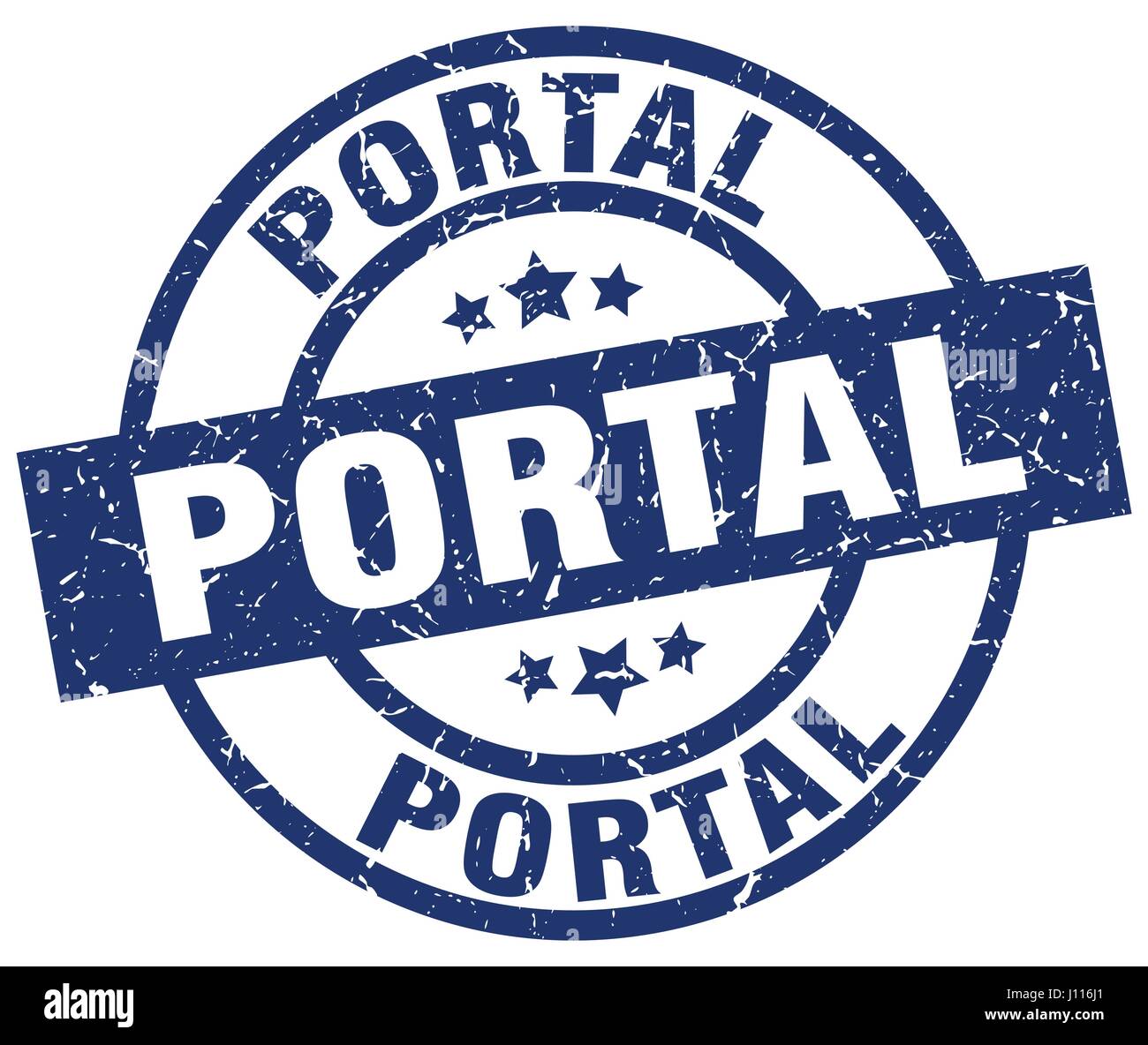 Portal stamp round grunge hi-res stock photography and images - Alamy