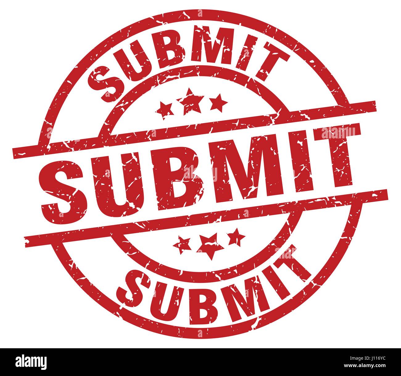 submit round red grunge stamp Stock Vector Image & Art - Alamy