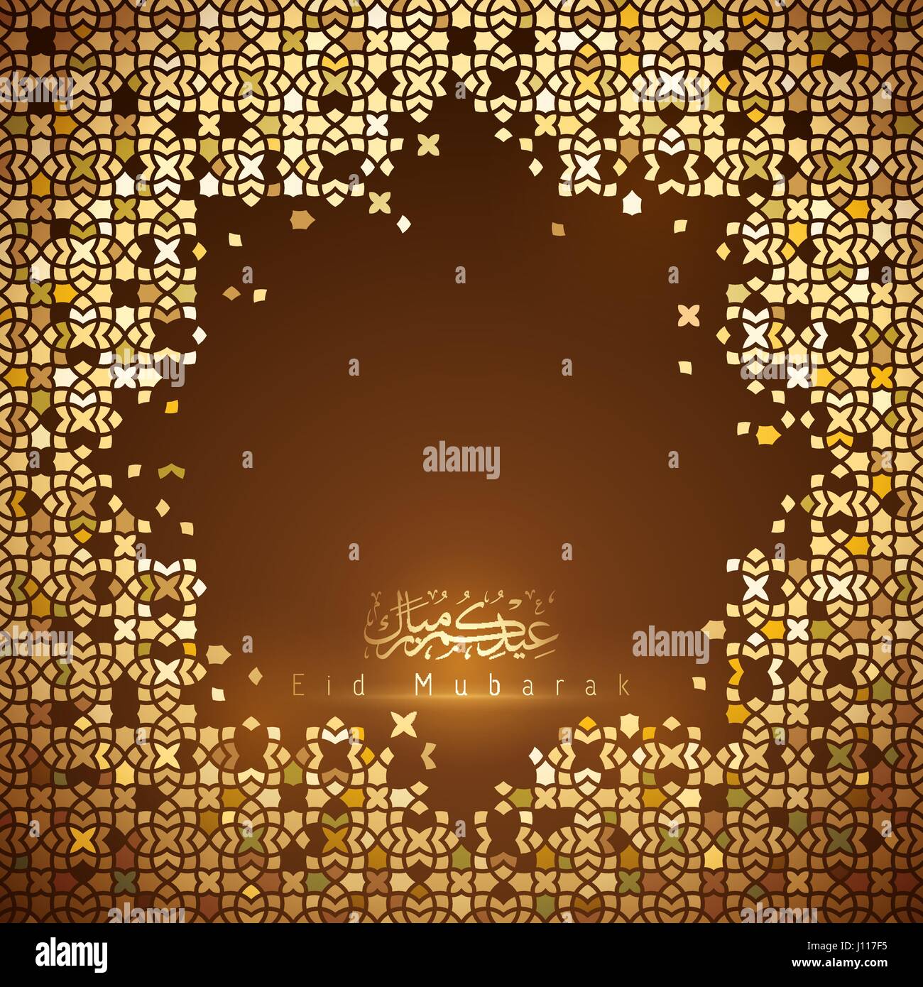 Islamic vector gold morocco pattern shapes octagonal for Eid Mubarak ...