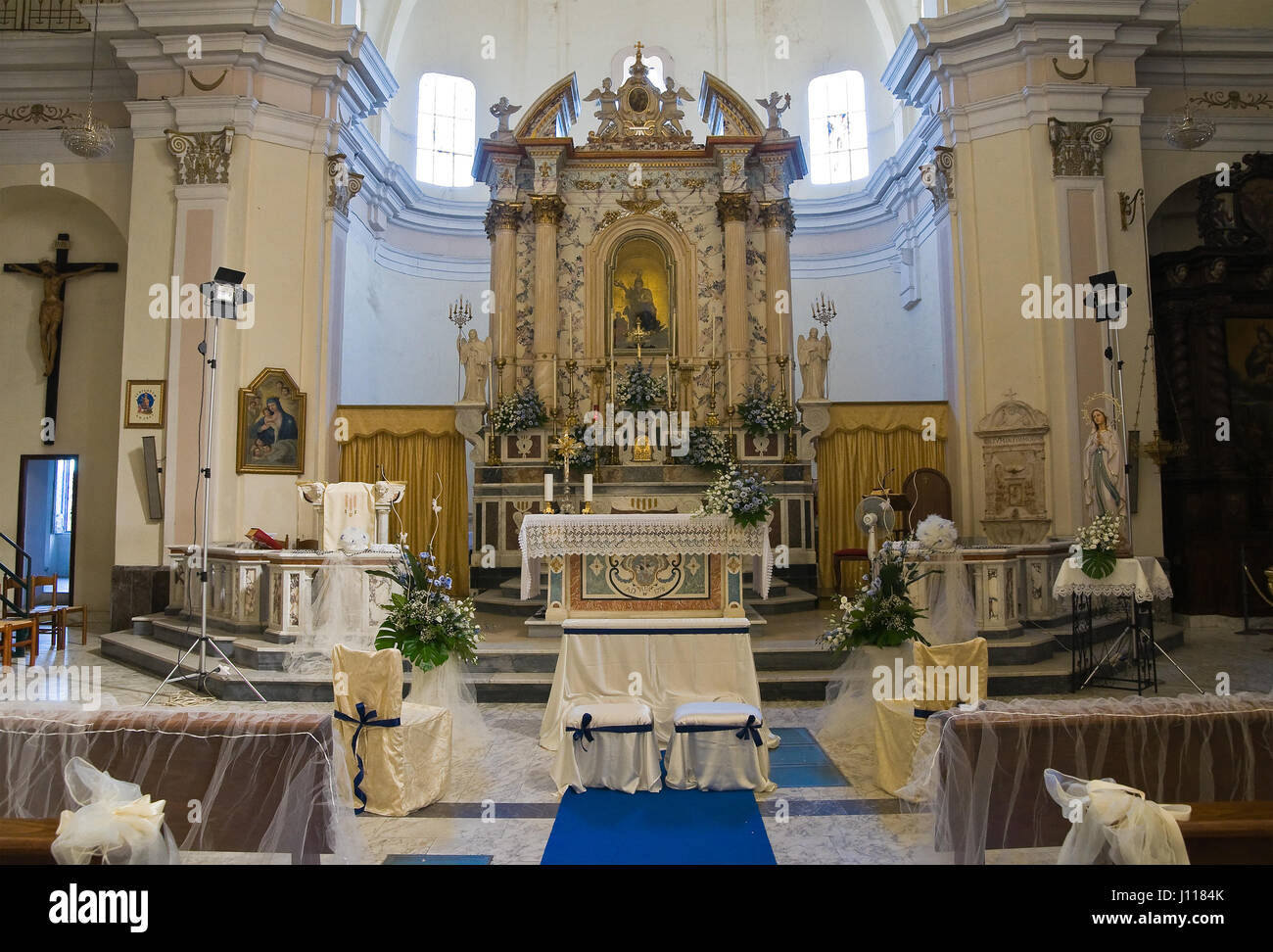 Mother Church of Oriolo. Calabria. Italy Stock Photo - Alamy