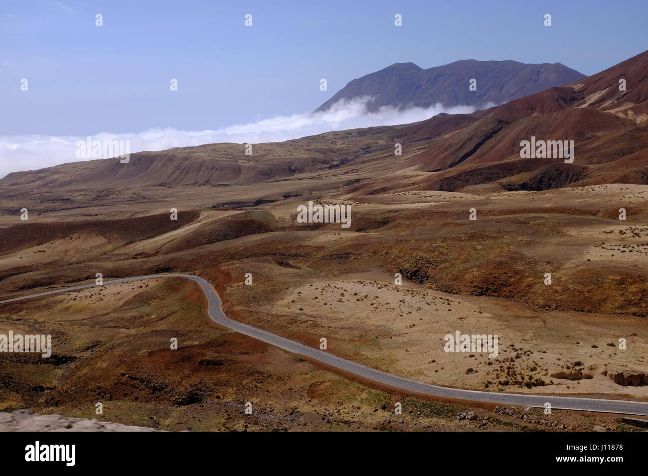 Road on volcano, Santo Antao, Cape Verde Stock Photo - Alamy