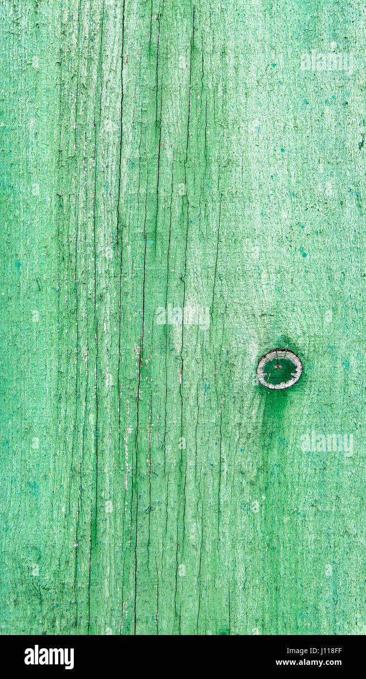 Natural weathered wooden planks background. Old painted in green boards ...