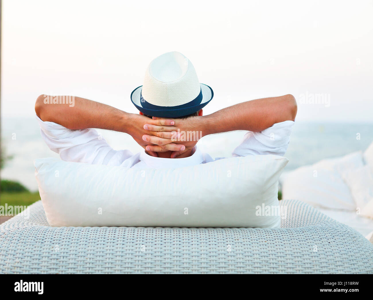Lazy person chair hi-res stock photography and images - Alamy
