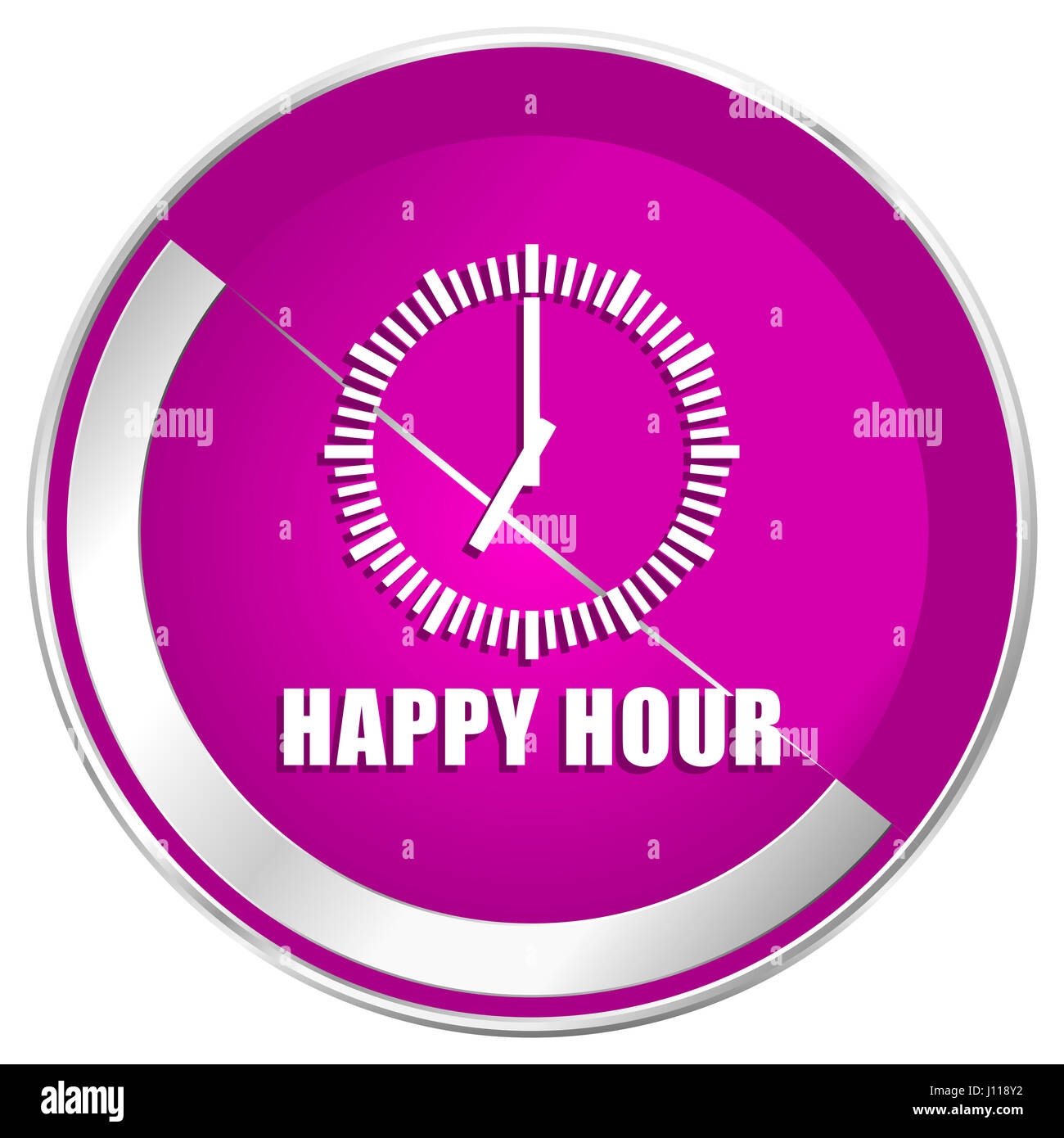 Happy hour menu Cut Out Stock Images & Pictures - Alamy
