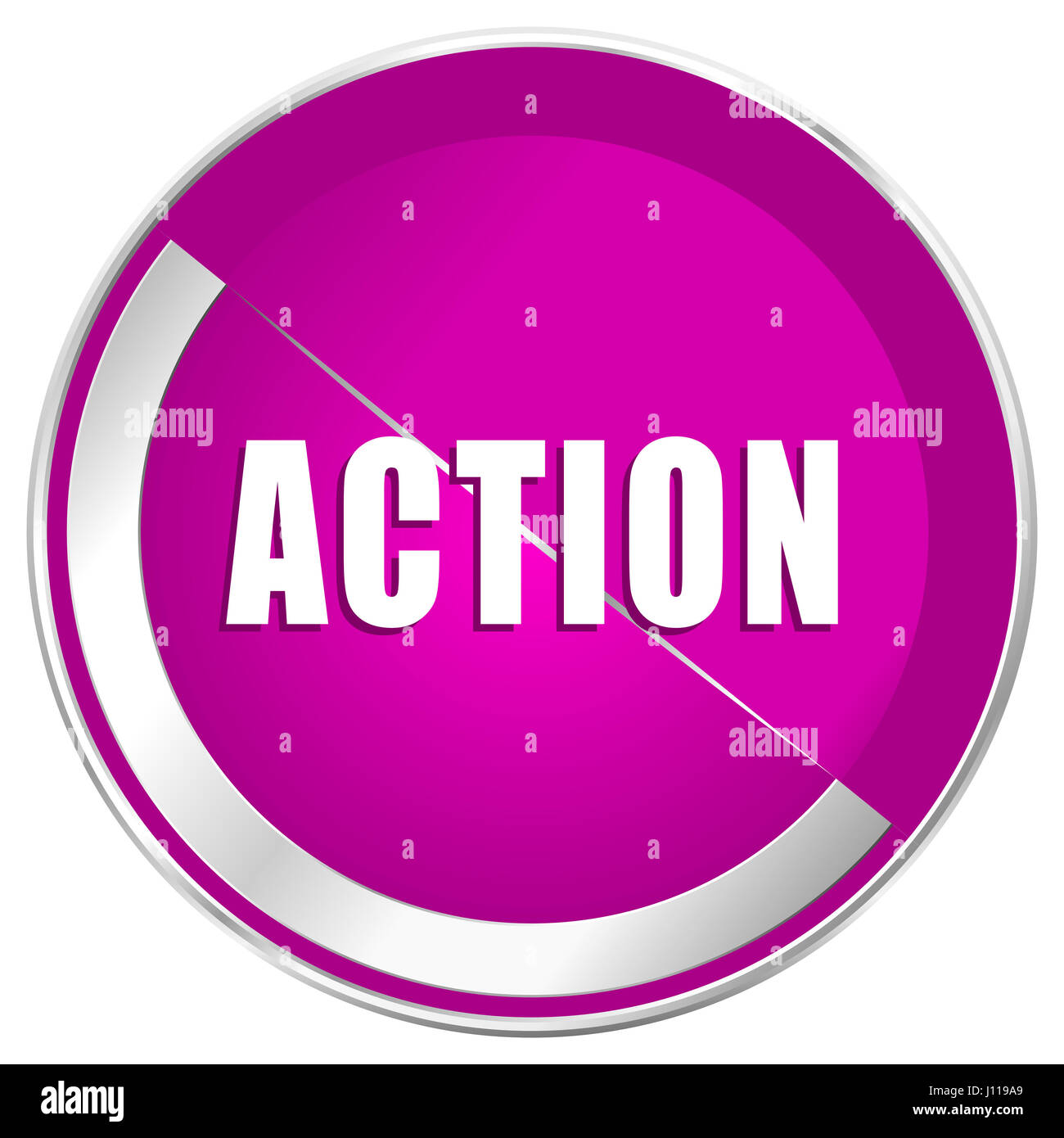 Time action icon internet button hi-res stock photography and images - Alamy