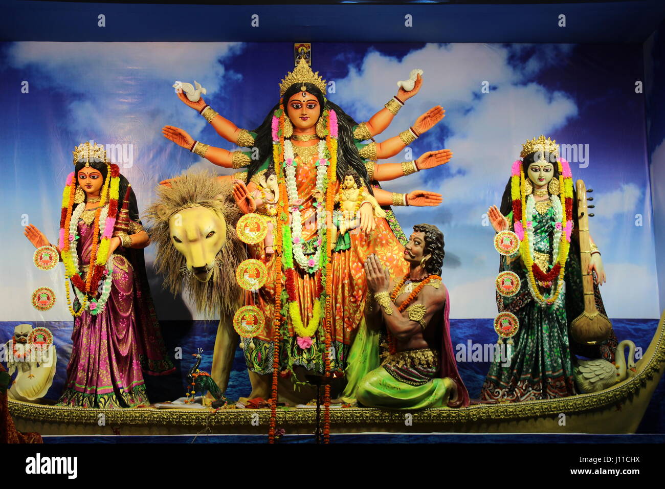 God shiva and durga puja hi-res stock photography and images - Alamy