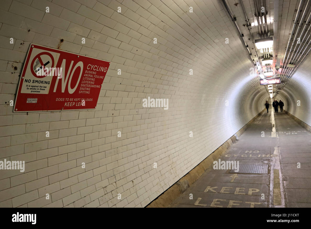 Woolwich pedestrian tunnel hi-res stock photography and images - Alamy