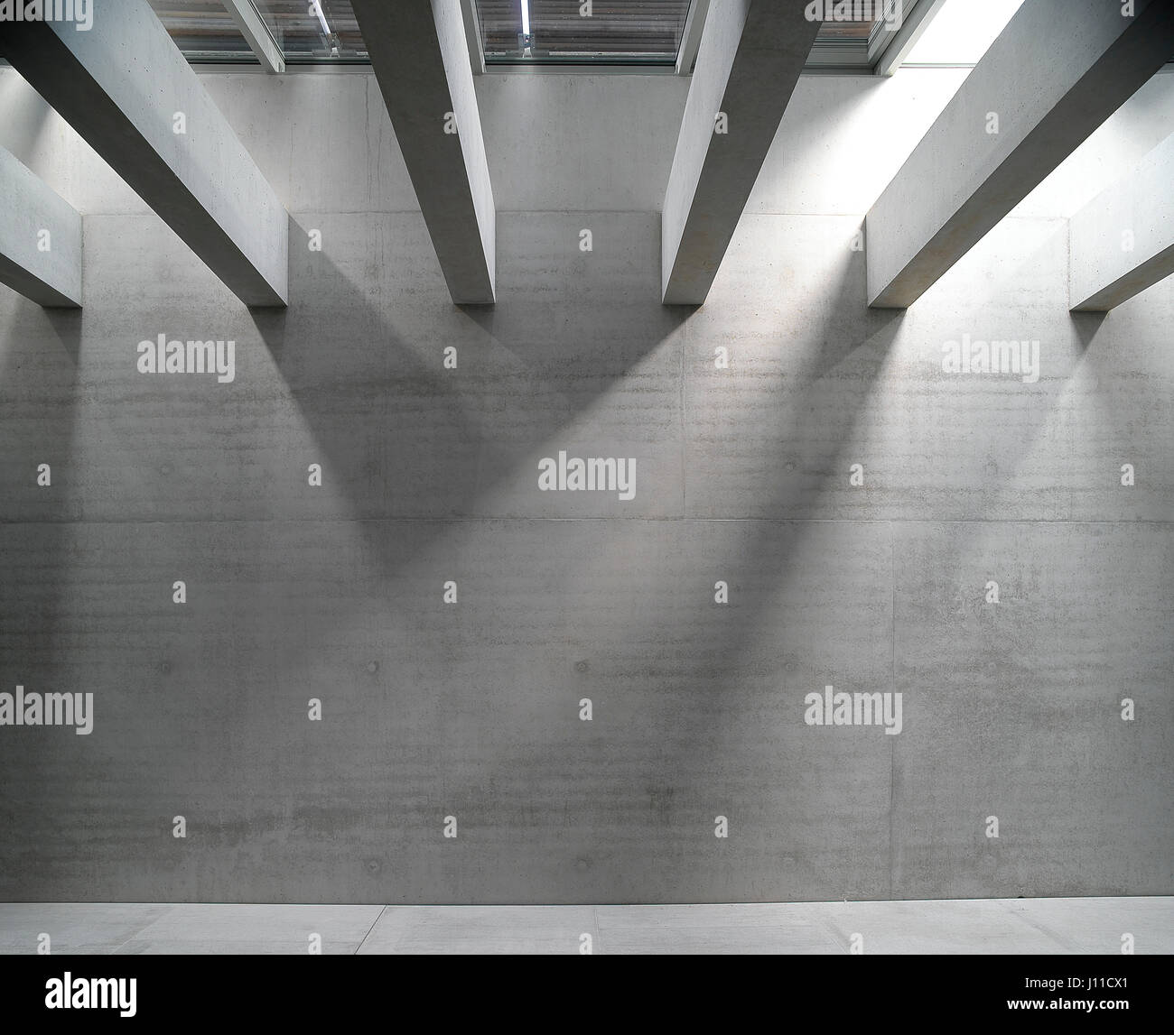Wall and skylight detail. Literaturmuseum der Moderne, Marbach, Germany ...