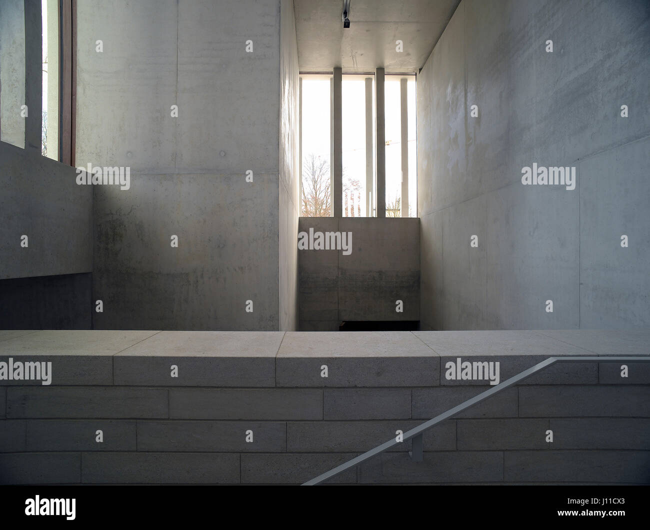 Detail of brick and concrete surfaces. Literaturmuseum der Moderne ...