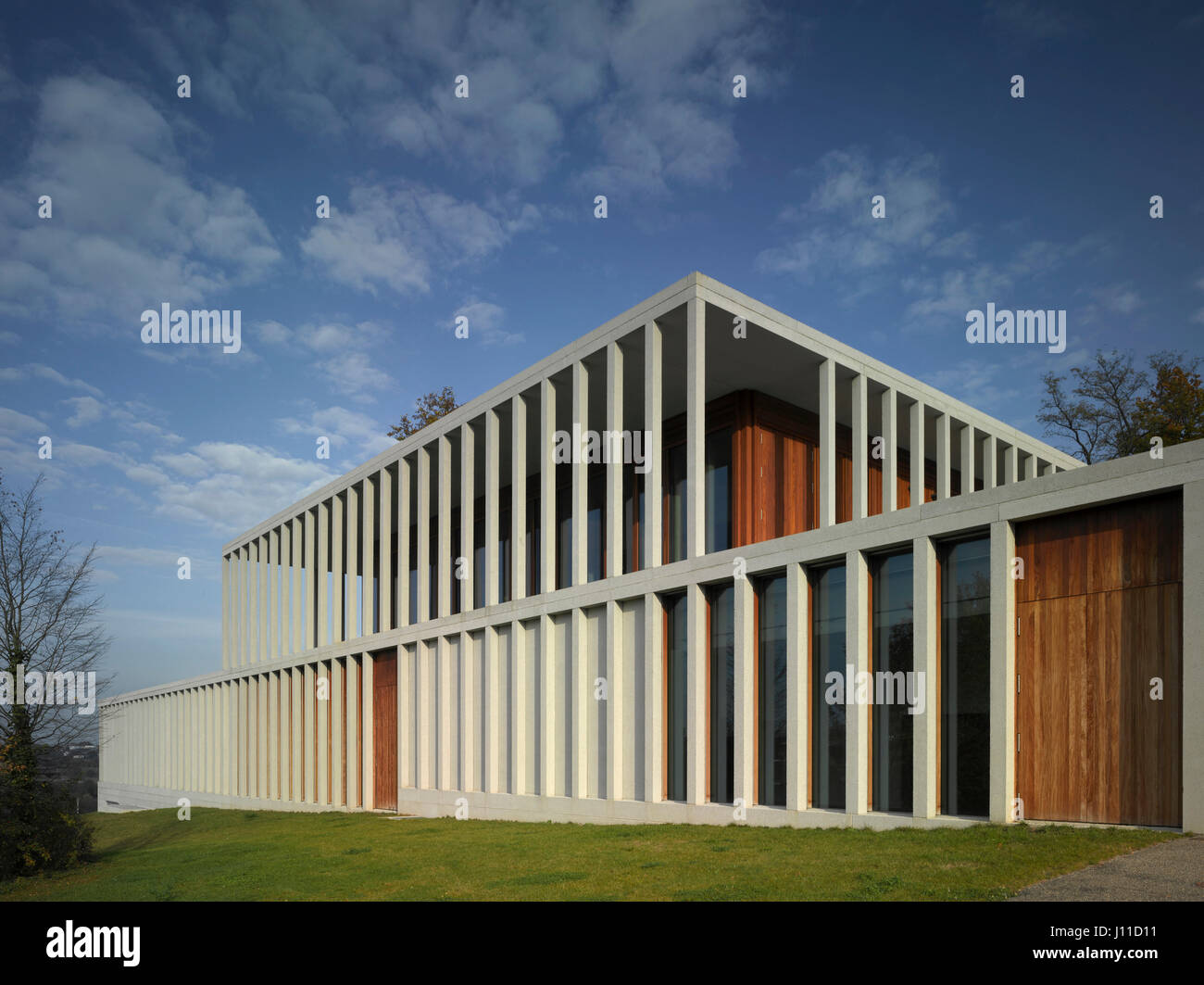 Modern column facade by david chipperfield hi-res stock photography and ...