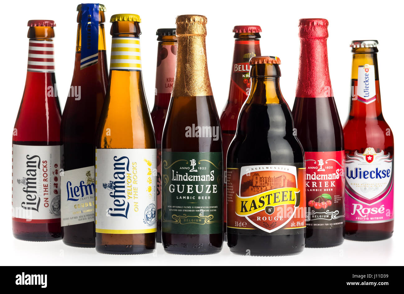 Collection of Liefmans, Kasteel, Mort Subite, Belle-Vue, Lindemans and ...