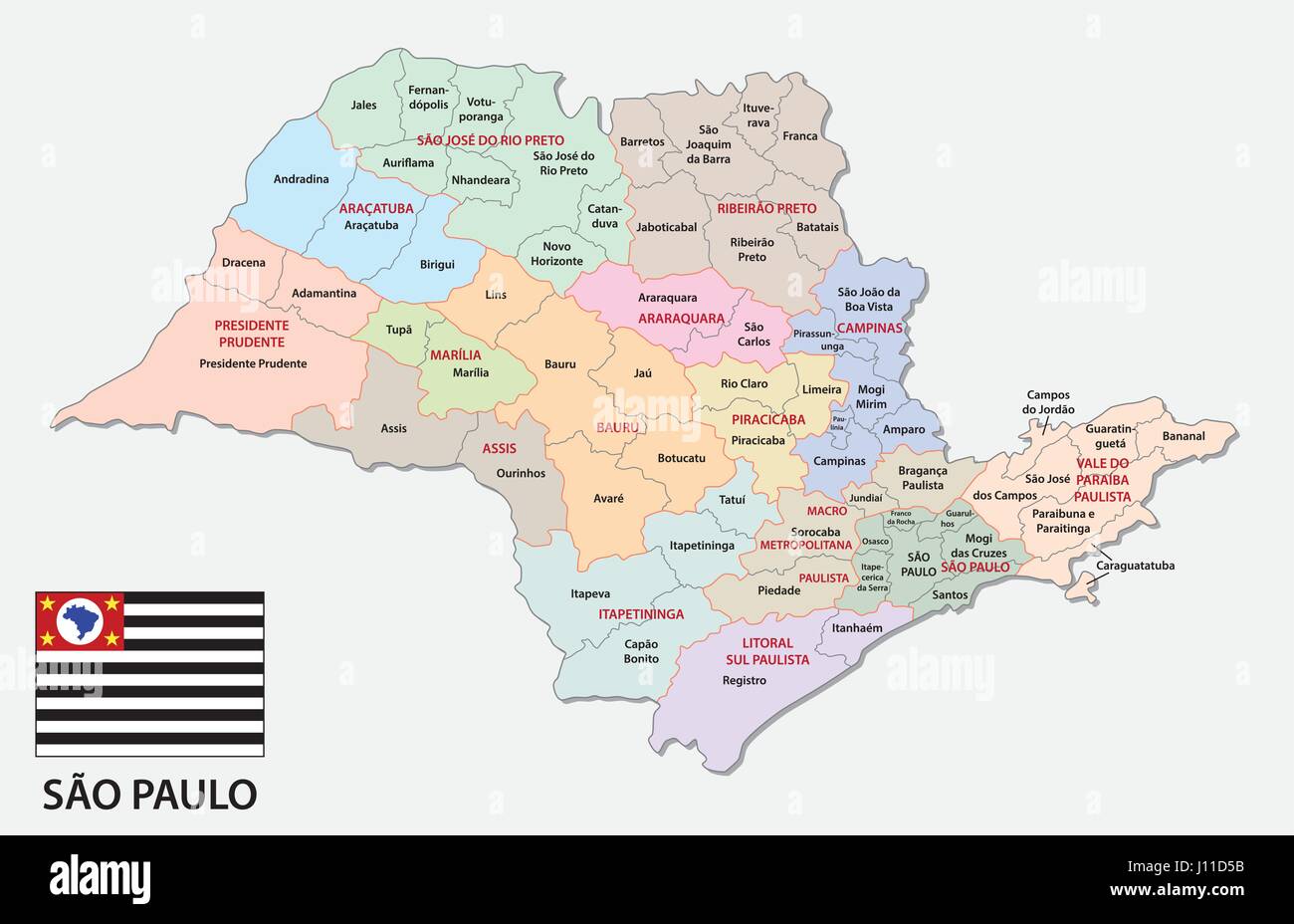 Sao Paulo Map Stock Photos & Sao Paulo Map Stock Images - Alamy