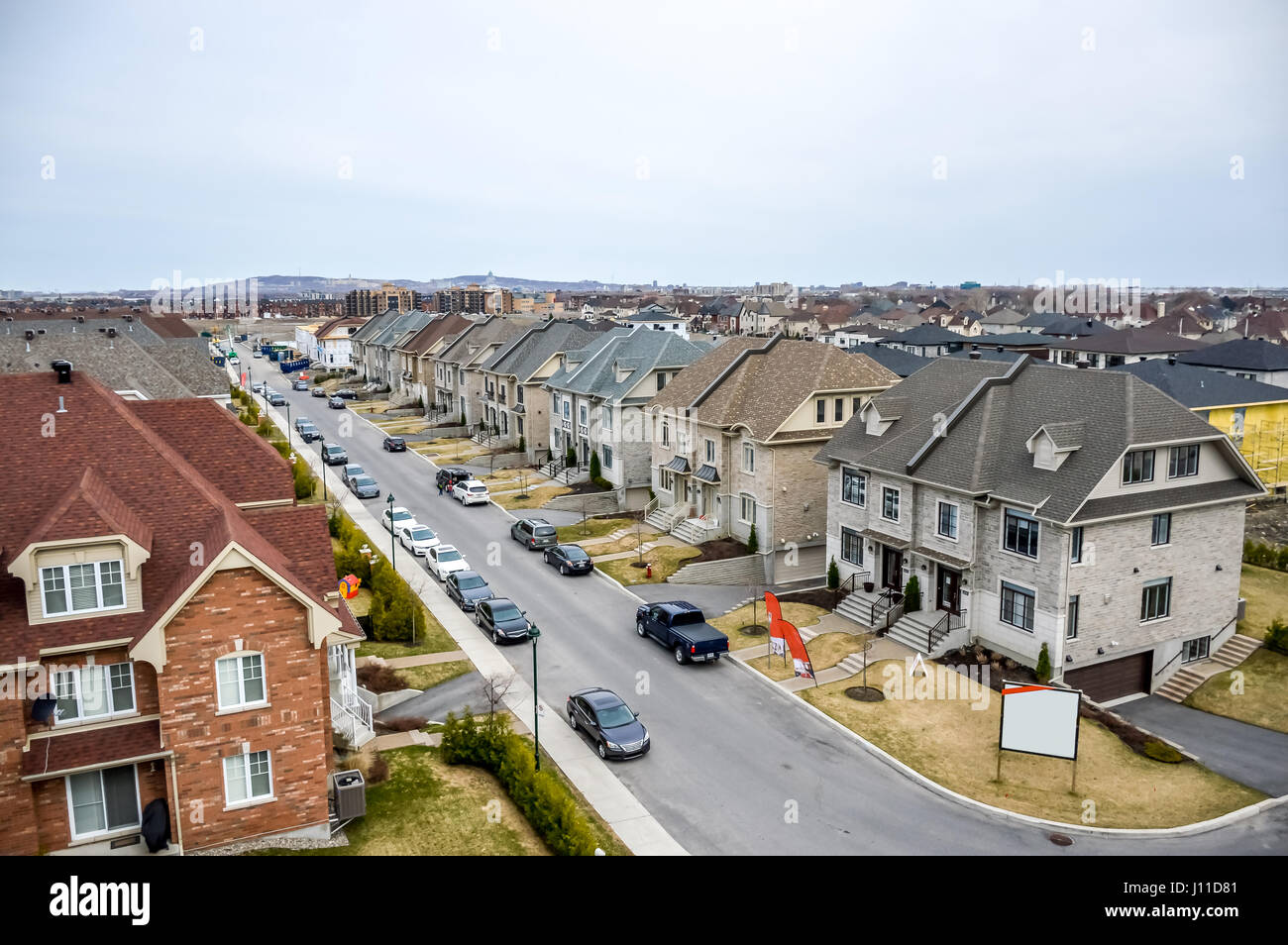 Living homes in Canada Stock Photo - Alamy