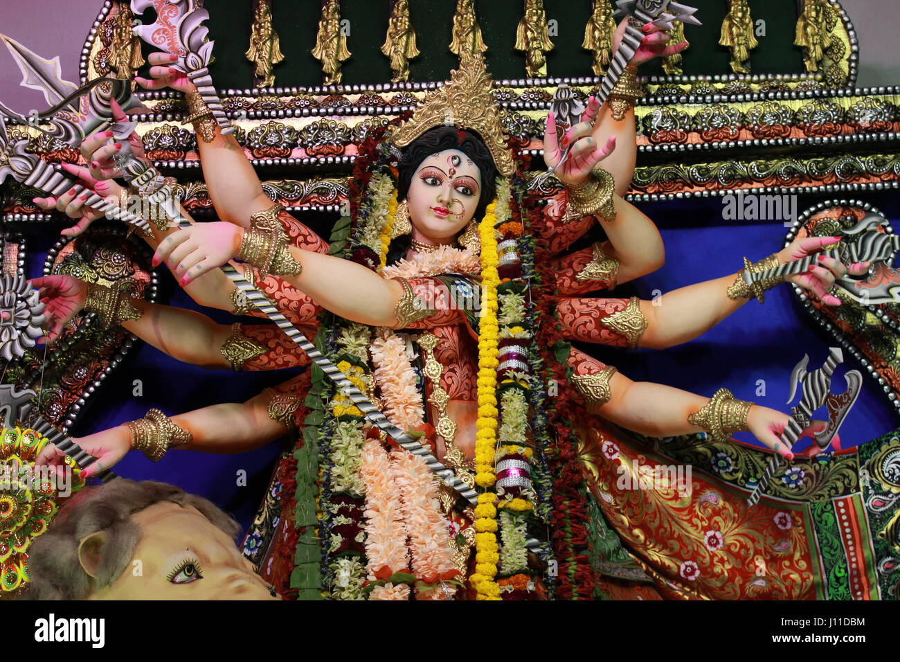 Durga maa hi-res stock photography and images - Alamy