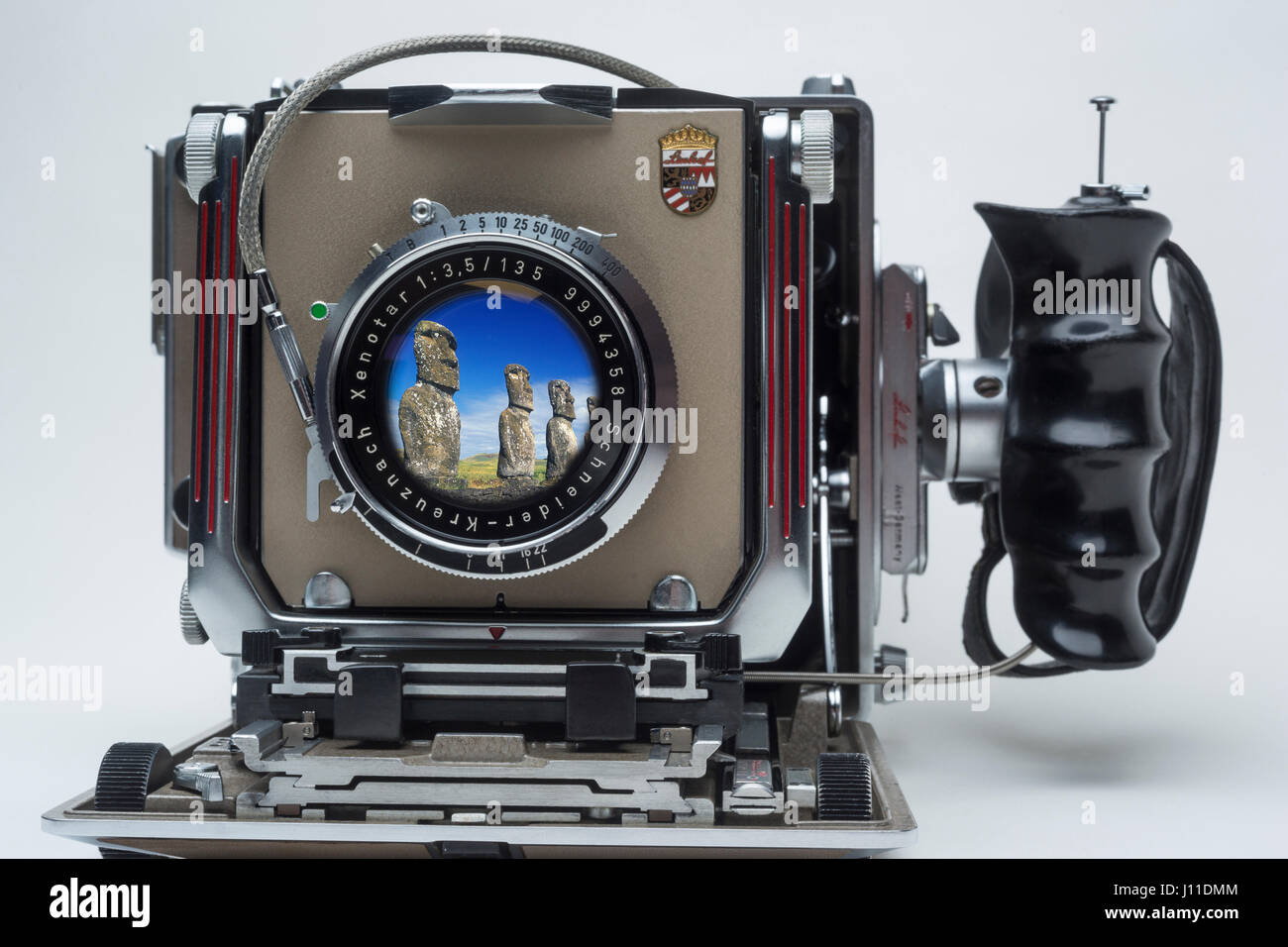 HISTORICAL 1960 LINHOF SUPER TECHNIKA IV LARGE FORMAT RANGE FINDER FILM ...