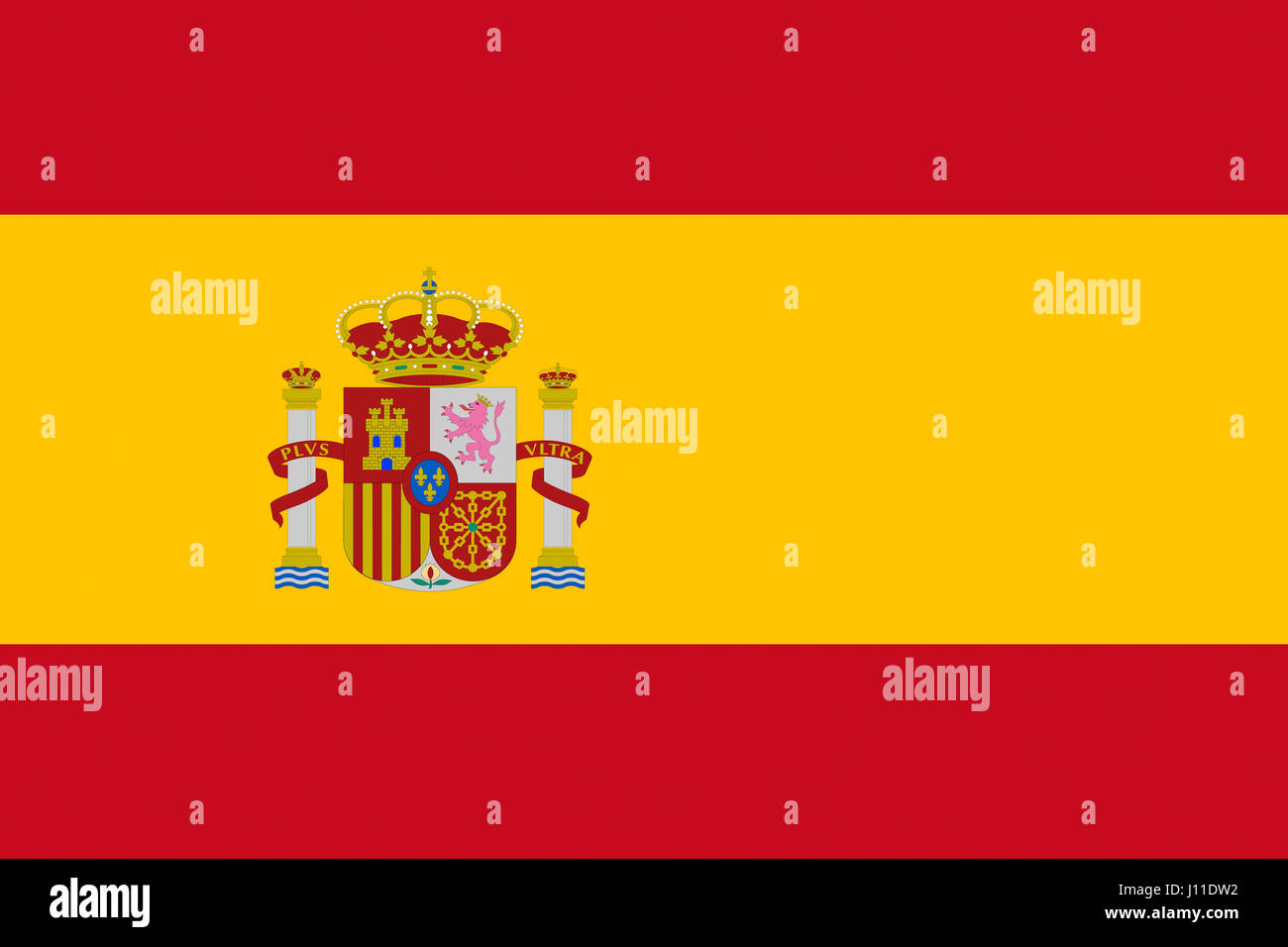 Illustration of the national flag of Spain Stock Photo - Alamy