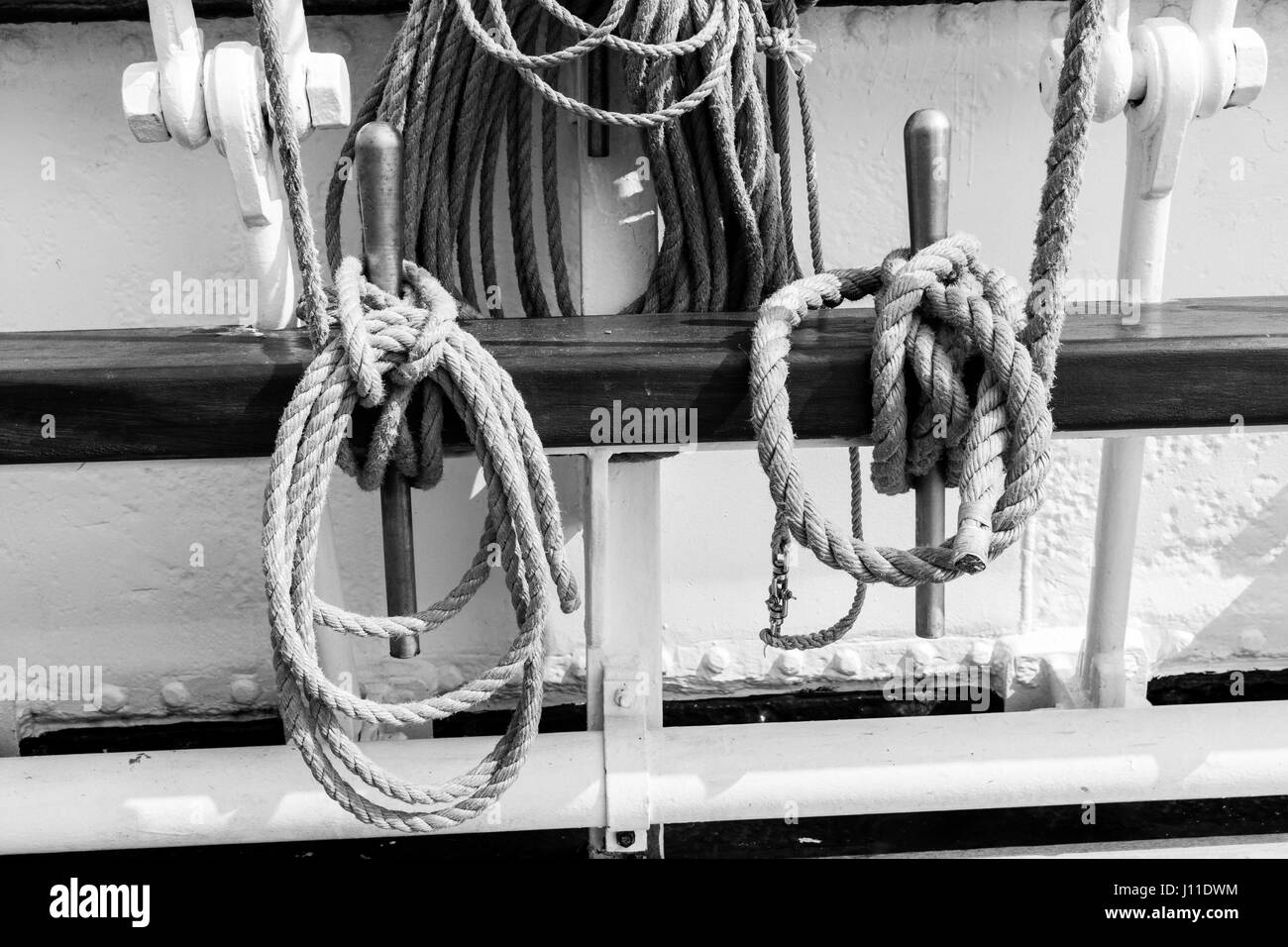 Tied Up Black and White Stock Photos & Images - Alamy