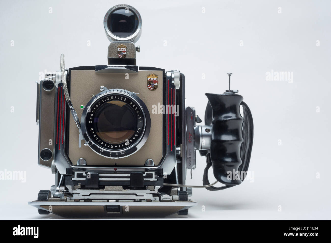 HISTORICAL 1960 LINHOF SUPER TECHNIKA IV LARGE FORMAT RANGE FINDER FILM ...