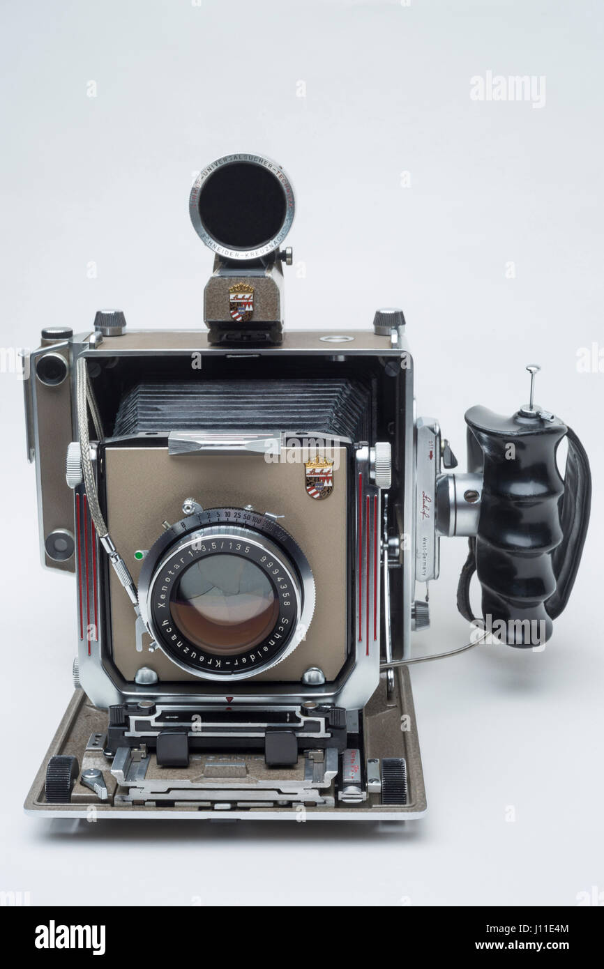 HISTORICAL 1960 LINHOF SUPER TECHNIKA IV LARGE FORMAT RANGE FINDER FILM ...