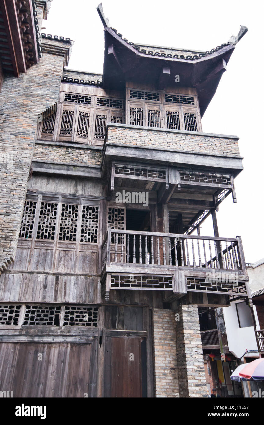 high rise old traditional Chinese architecture Stock Photo - Alamy