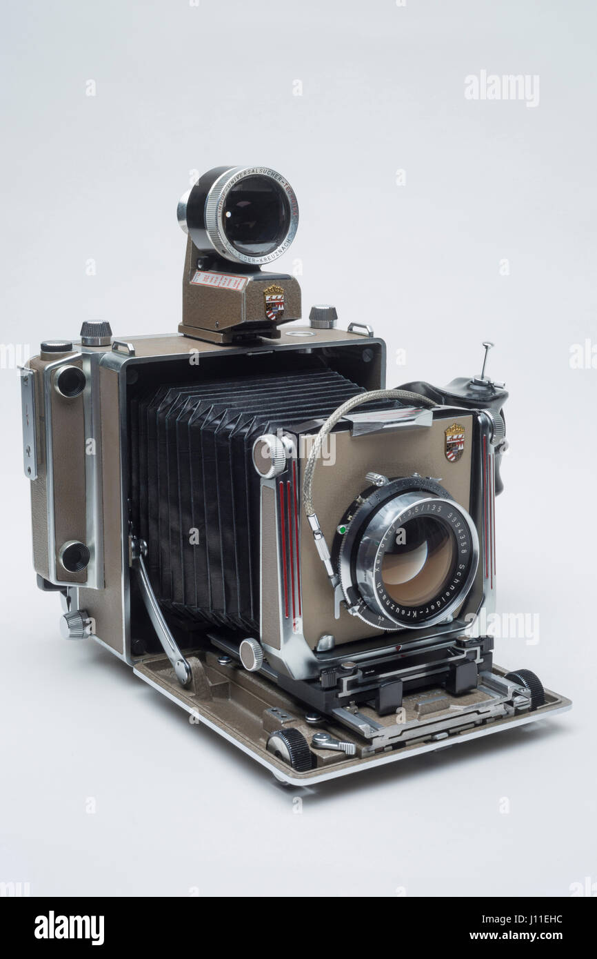 HISTORICAL 1960 LINHOF SUPER TECHNIKA IV LARGE FORMAT RANGE FINDER FILM ...