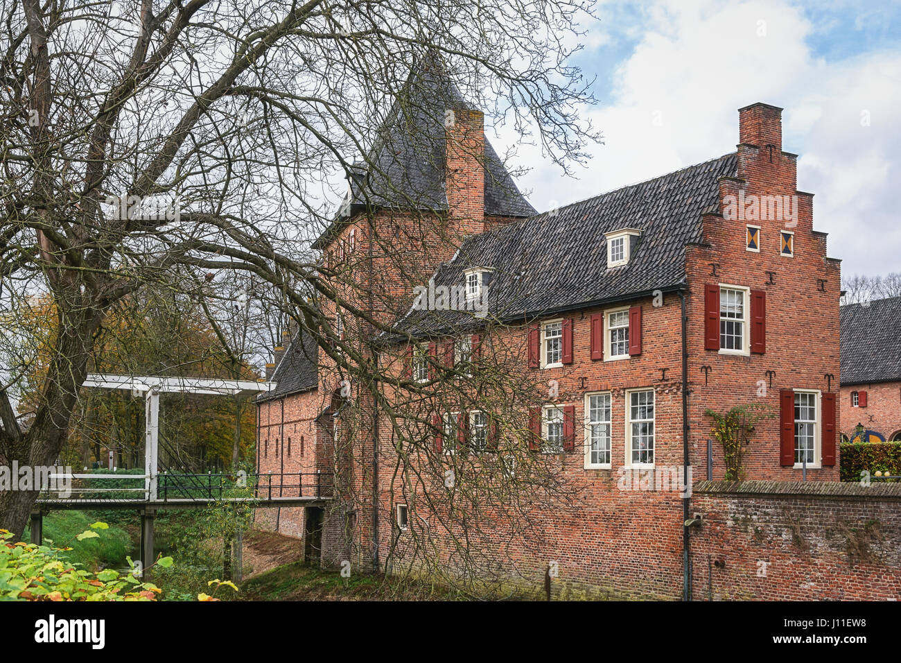 Doorwerth Castle is a medieval castle situated near the river Rhine in ...