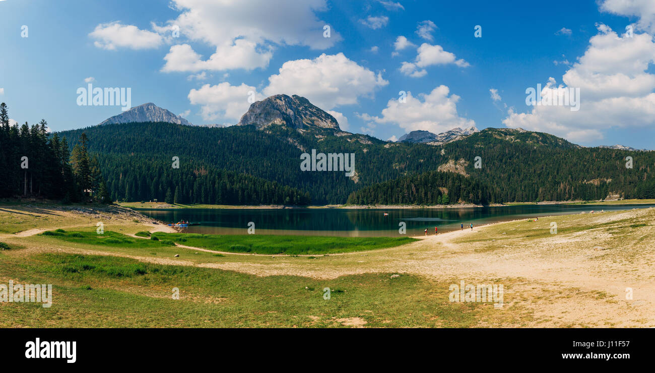 Black lake in Durmitor national park in Montenegro Stock Photo - Alamy