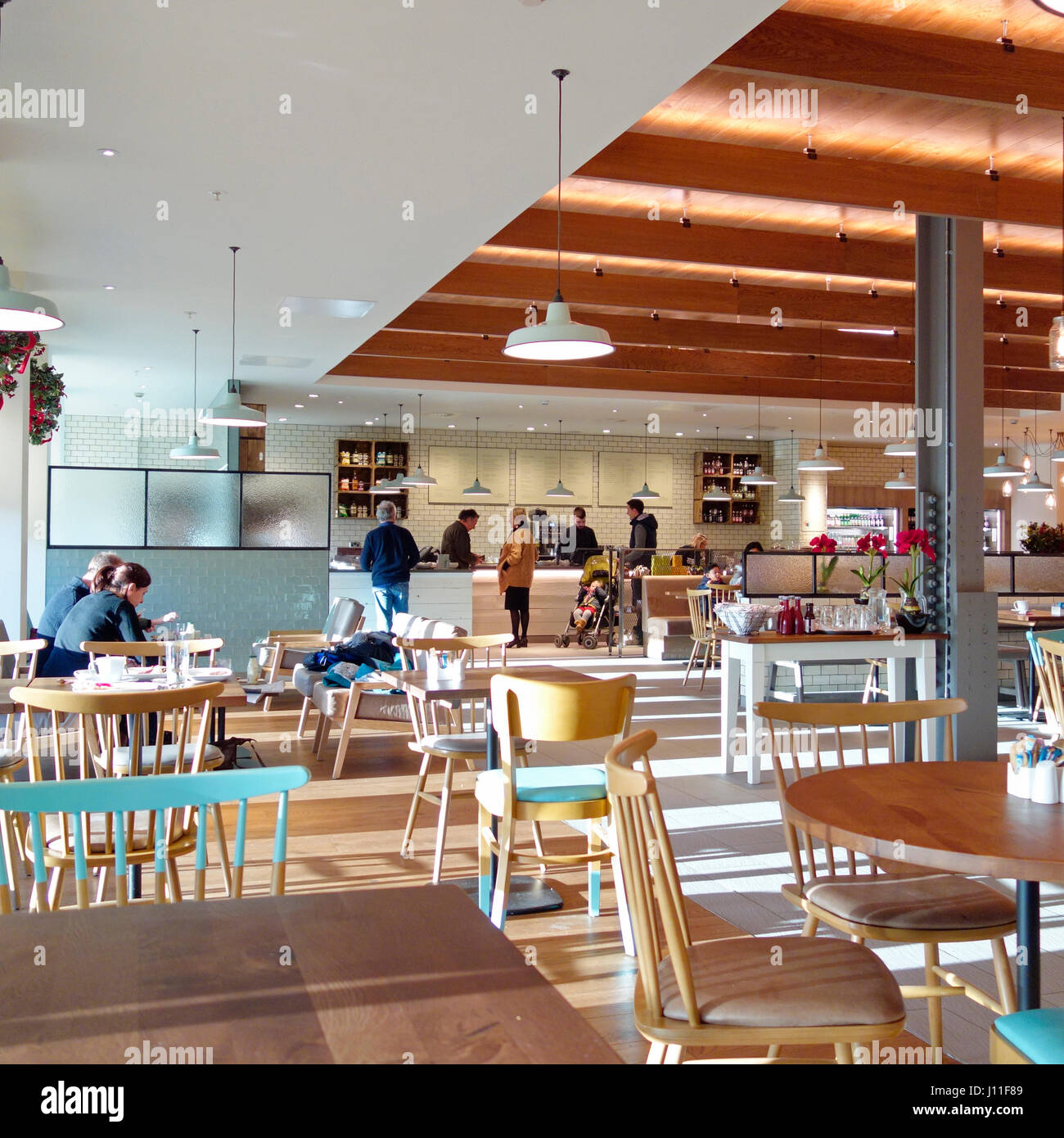 The Eatery Restaurant Fenwicks Department Store Canterbury Stock Photo ...
