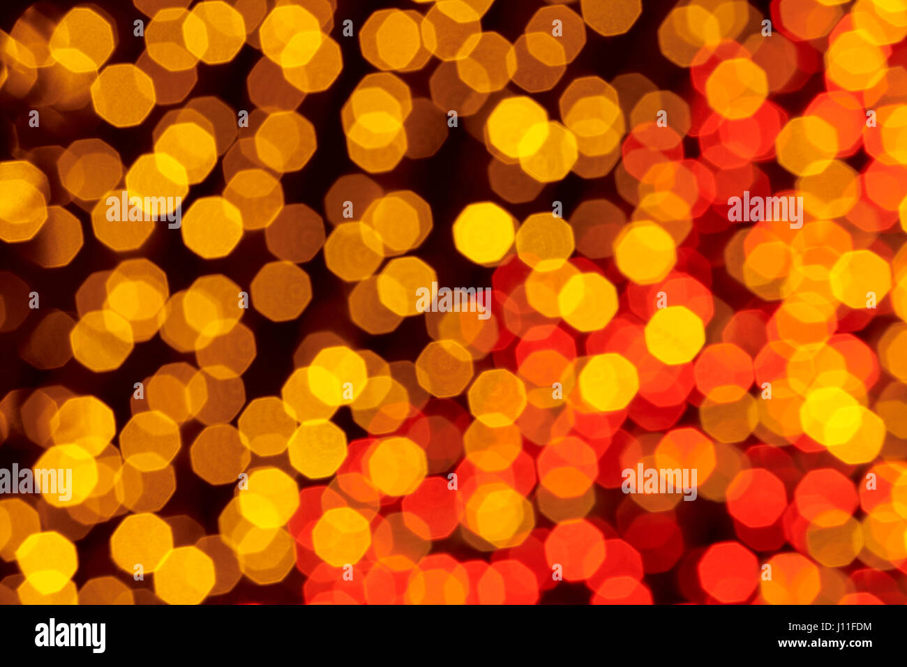 Red and yellow colored lights background. Abstract backdrop. Horizontal ...