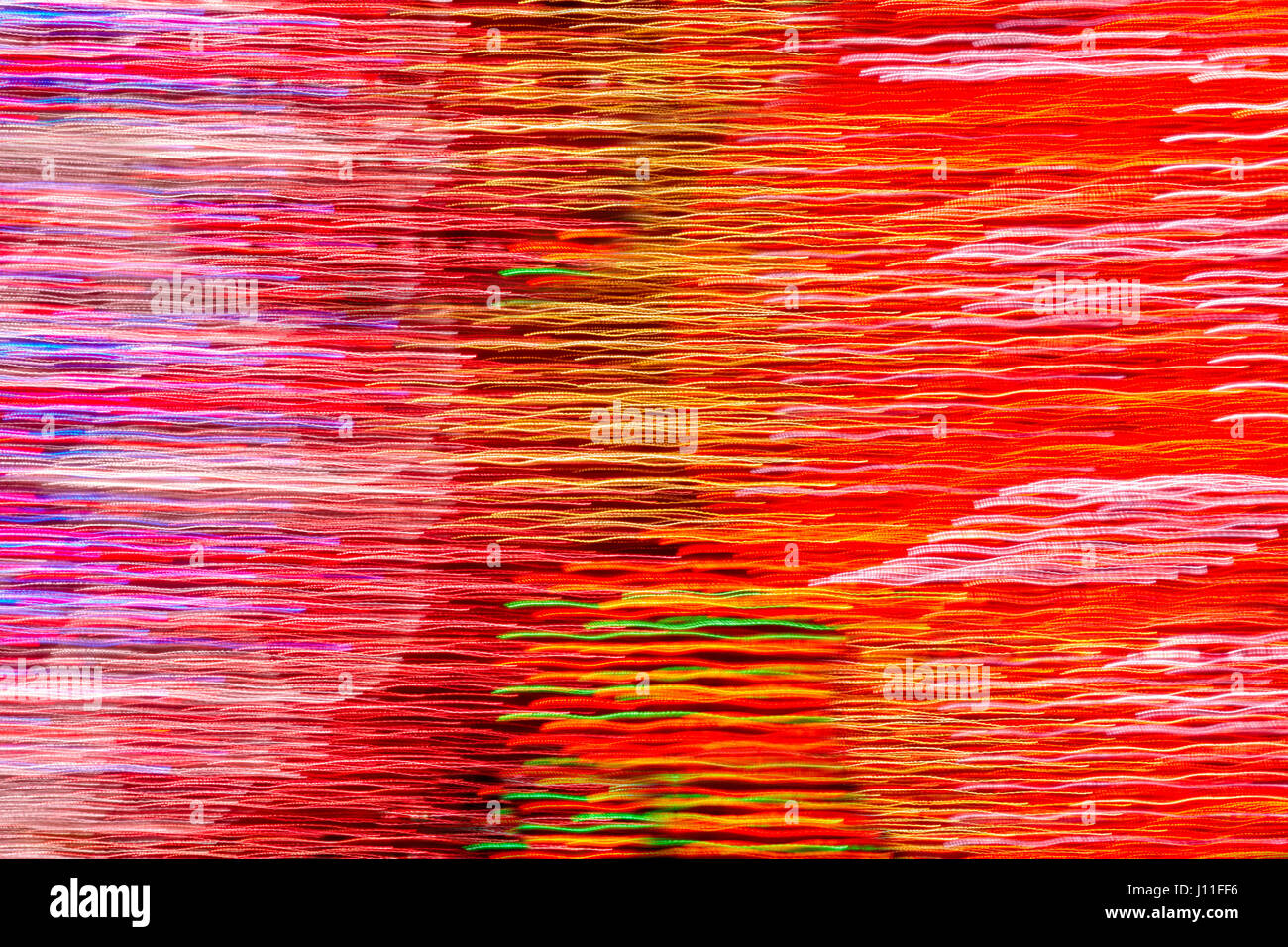 Moving colored lights background. Abstract backdrop in horizontal ...