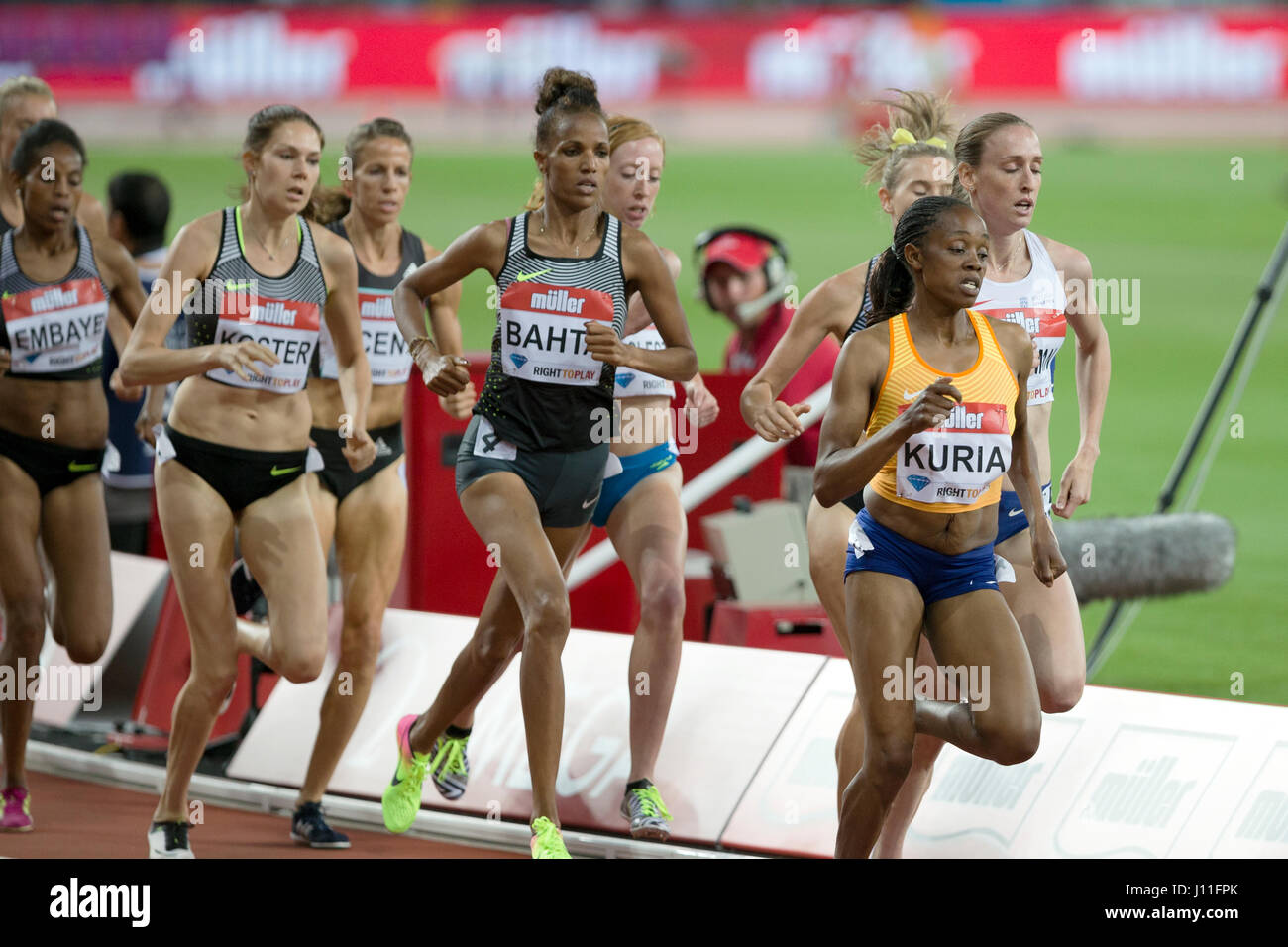 Laura Weightman (GBR), Meraf Bahta (SWE), Maureen Koster (NED), Mary ...