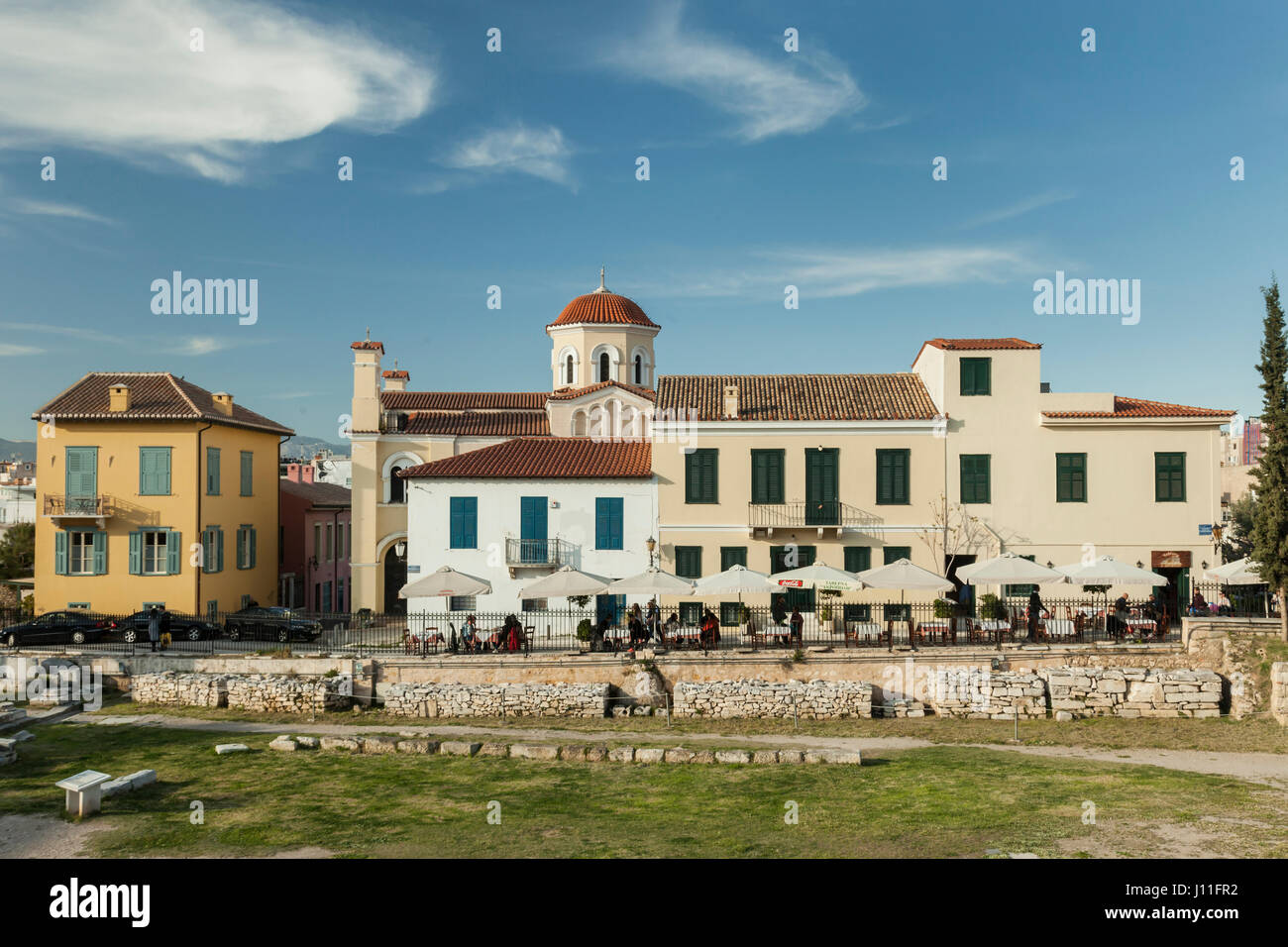 Spring afternoon in Athens, Greece Stock Photo - Alamy