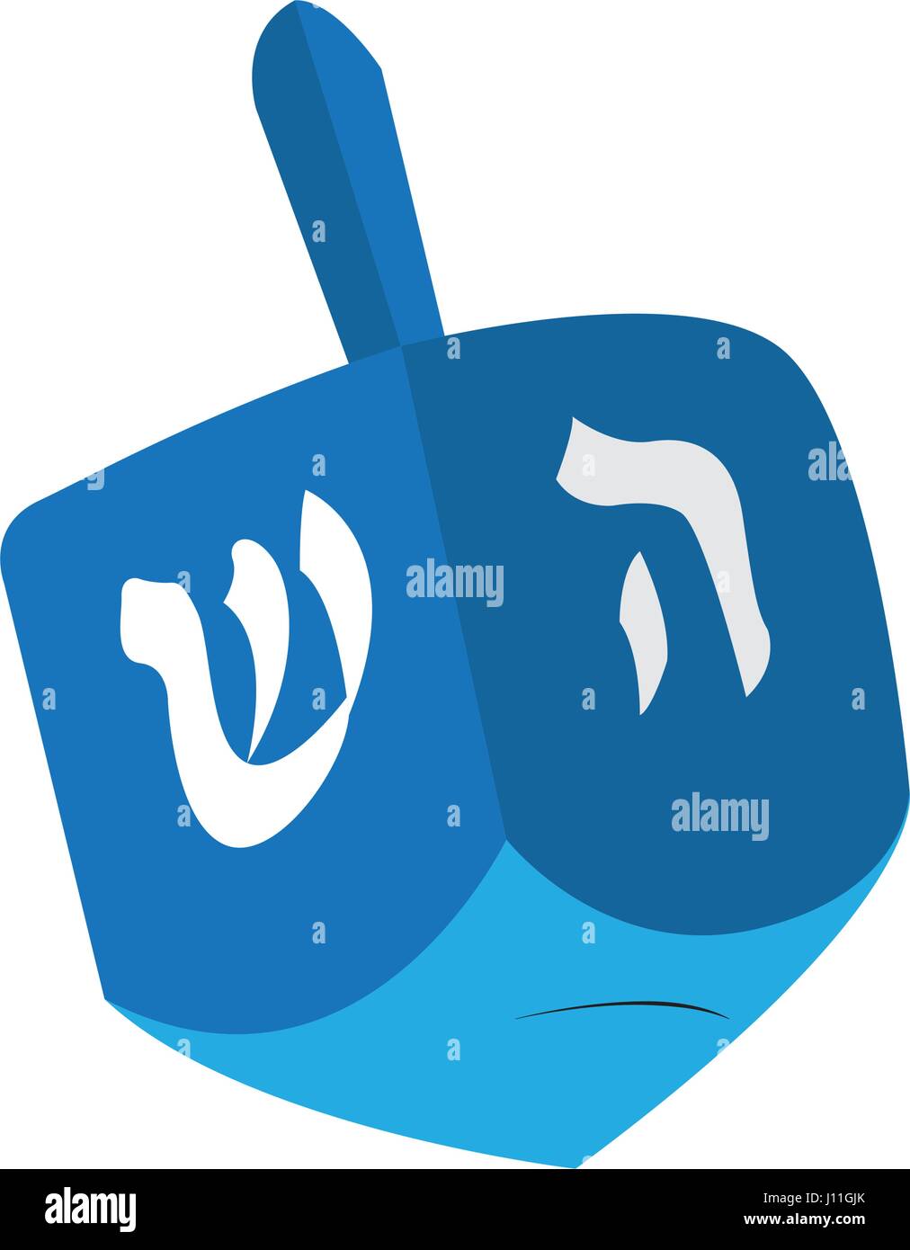 Isolated jewish dreidel Stock Vector Image & Art - Alamy