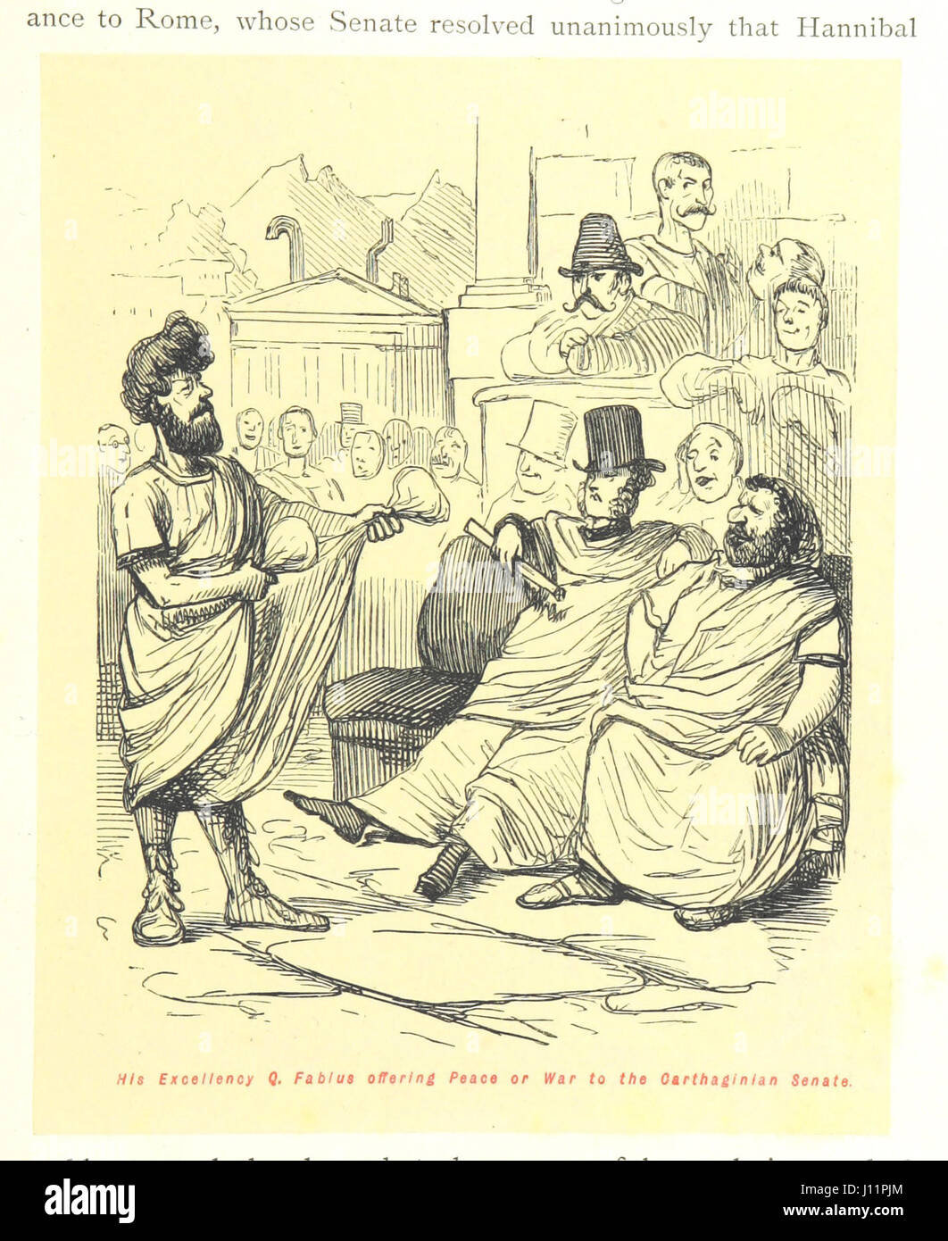 [The Comic History of Rome ... Illustrated by John Leech.] Stock Photo ...