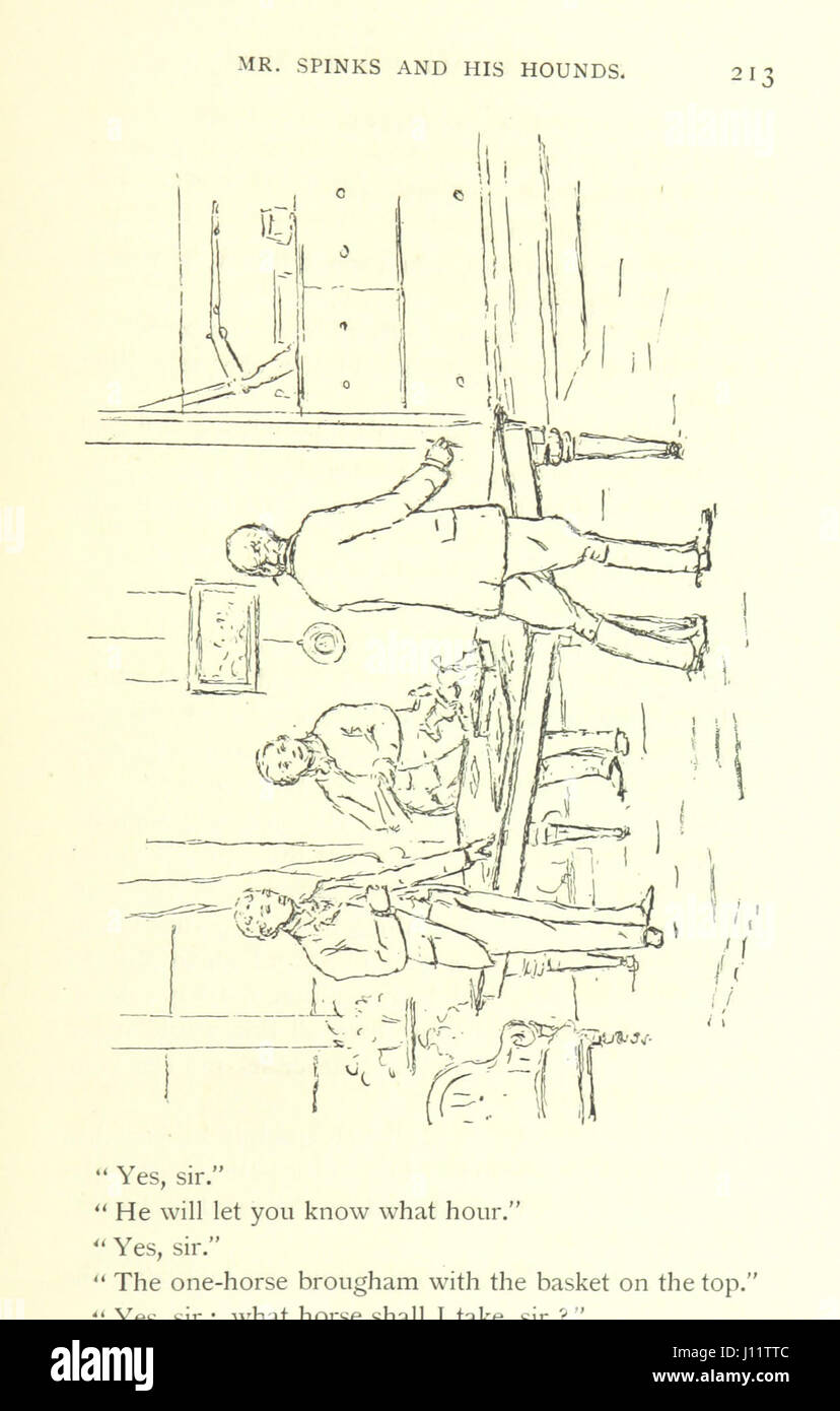 Mr. Spinks and his Hounds. A hunting story ... With illustrations by C ...