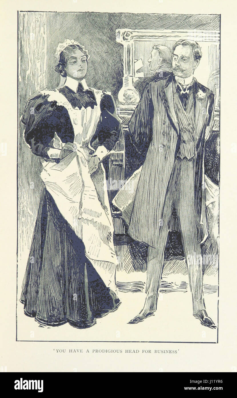 A Woman Intervenes ... Illustrations by H. Hurst Stock Photo - Alamy