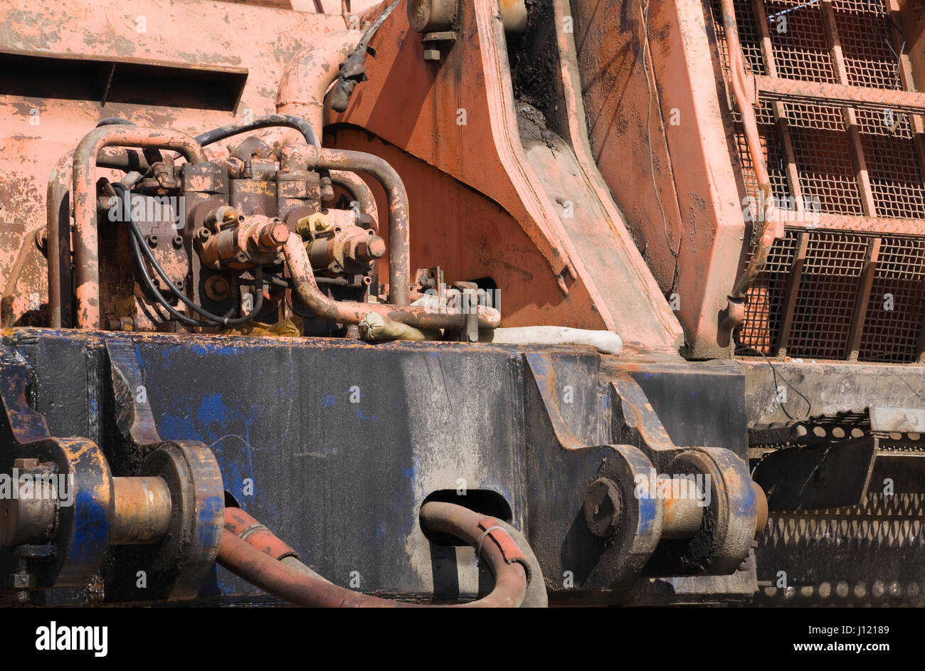 Hydraulic system metal wires hi-res stock photography and images - Alamy
