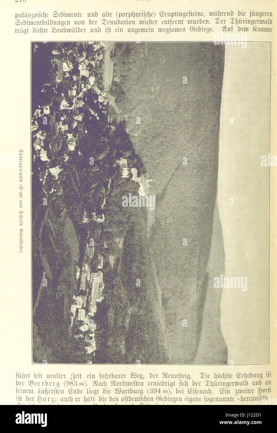 Die Erde. Eine allgemeine Erd- und Länderkunde, etc Stock Photo - Alamy