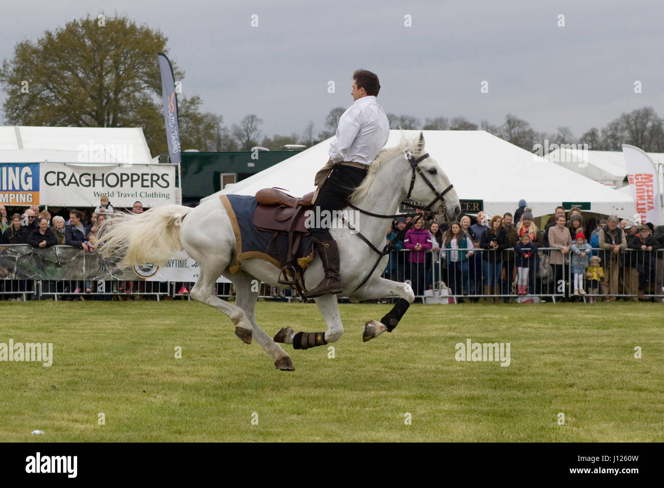 The Devils horsemen stunt team display Stock Photo - Alamy