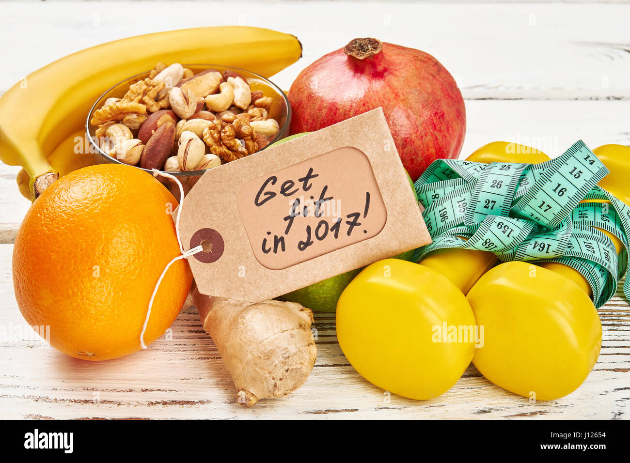 Label, nuts, orange and ginger Stock Photo - Alamy
