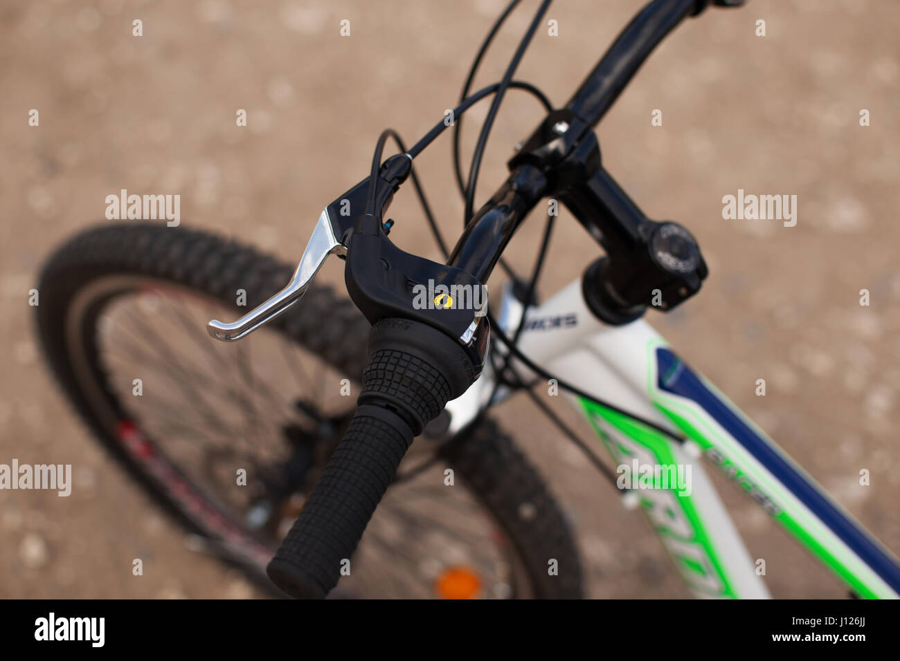 Sports bike, view from above Stock Photo - Alamy