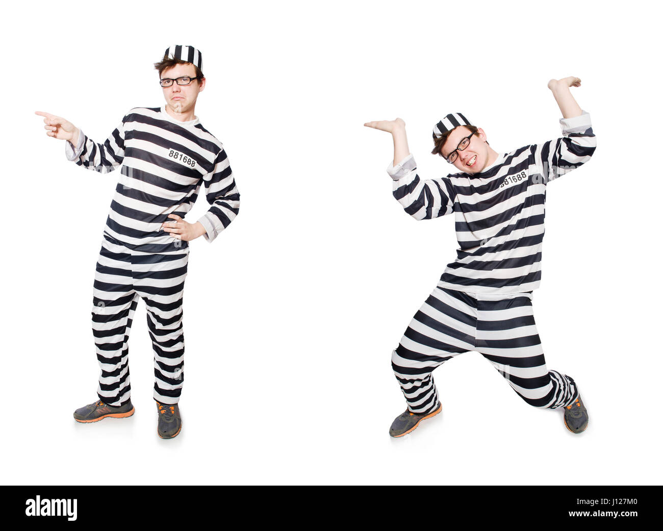 Funny prison inmate in concept Stock Photo - Alamy