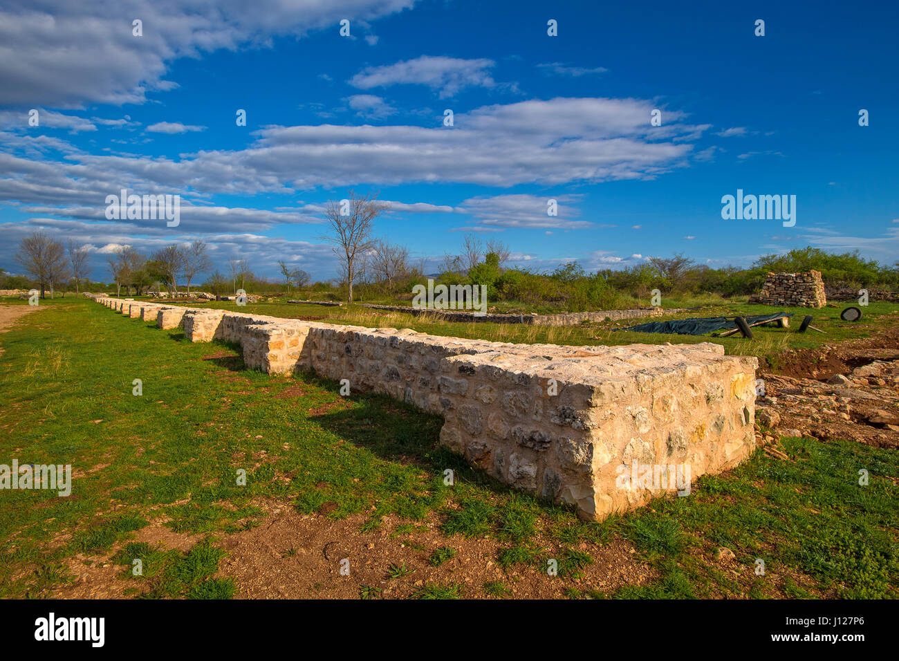 Croatia Dalmatia Krka National Park - Burnum Archeological area - Roman ...
