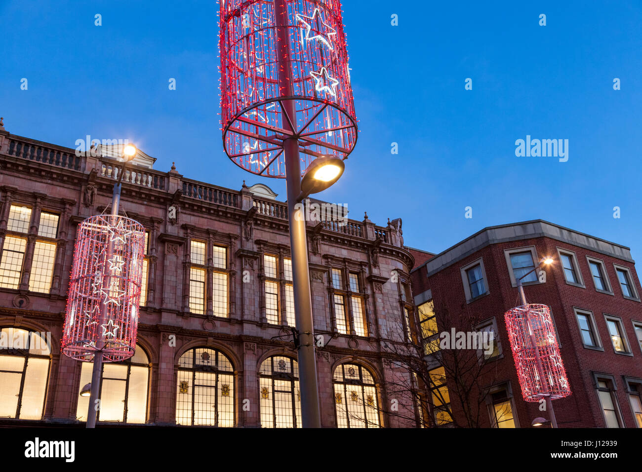 Nottingham city centre at night hi-res stock photography and images - Alamy