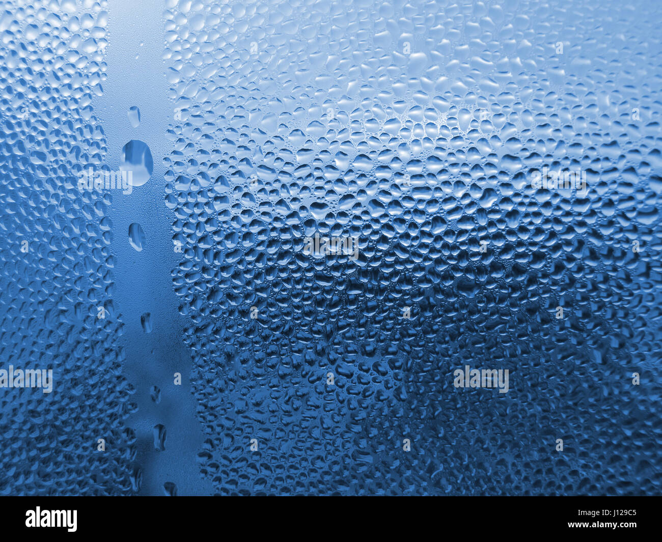 Close-up background of water drops on window glass Stock Photo - Alamy